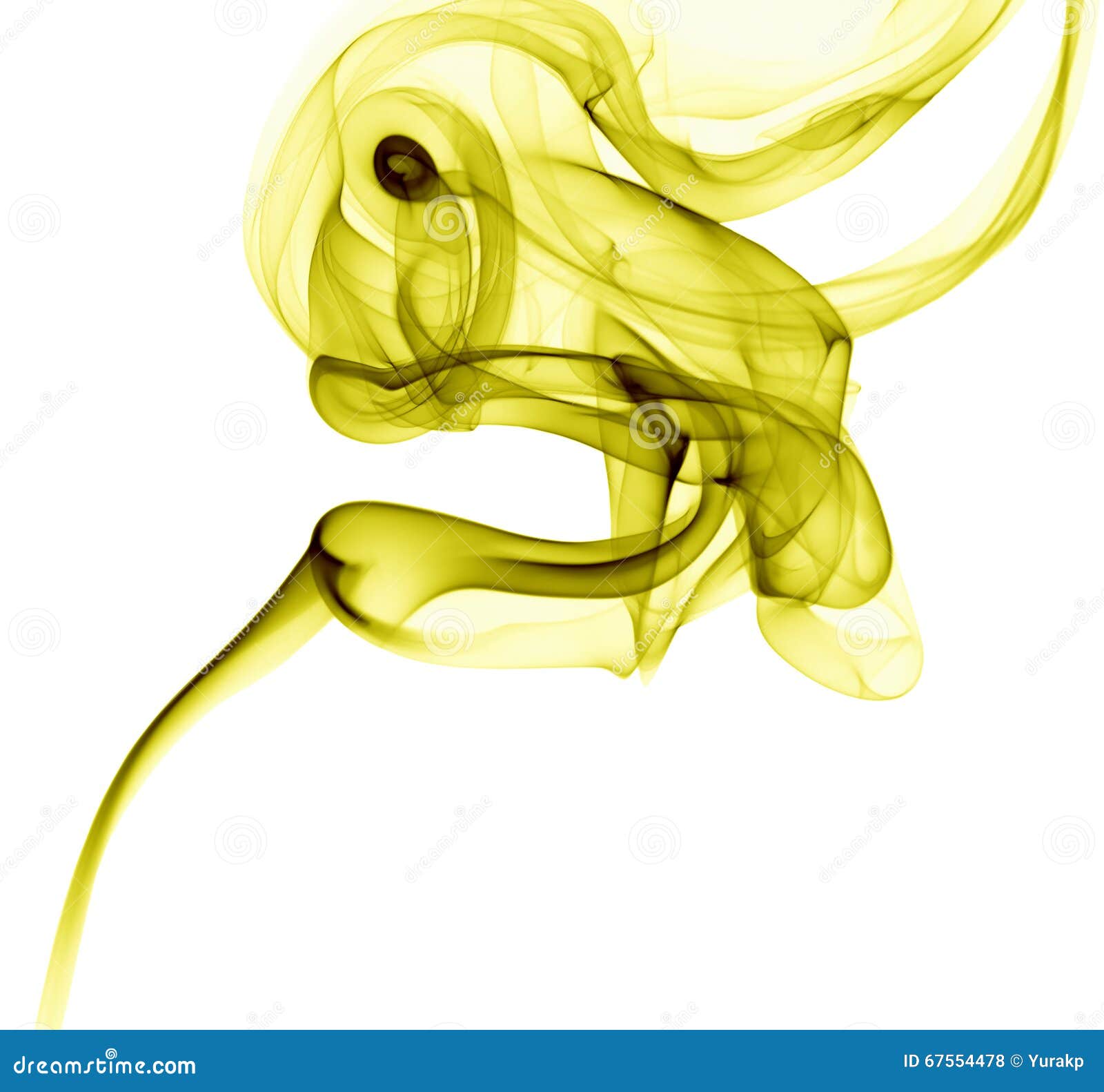Yellow Steam on the White Background Stock Photo - Image of design ...