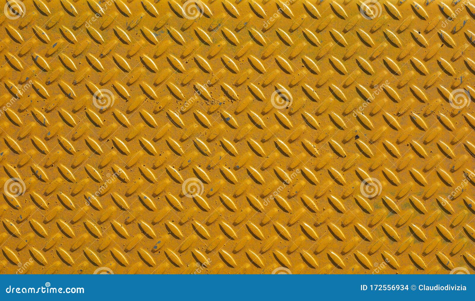 Yellow Steel Diamond Plate Background Stock Photo - Image of diamond ...