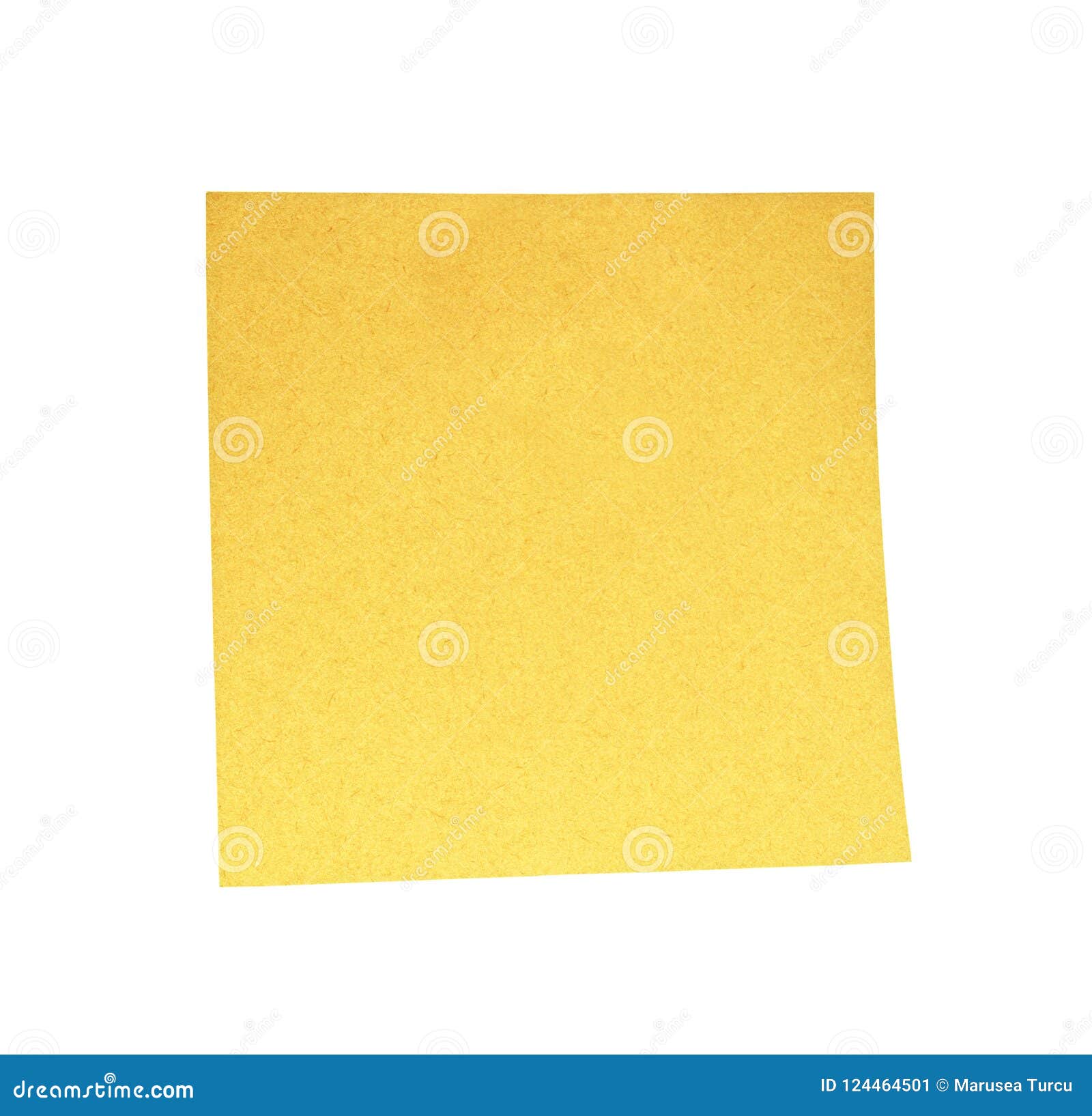Yellow Stick Note Isolated on White Stock Image - Image of notepad ...