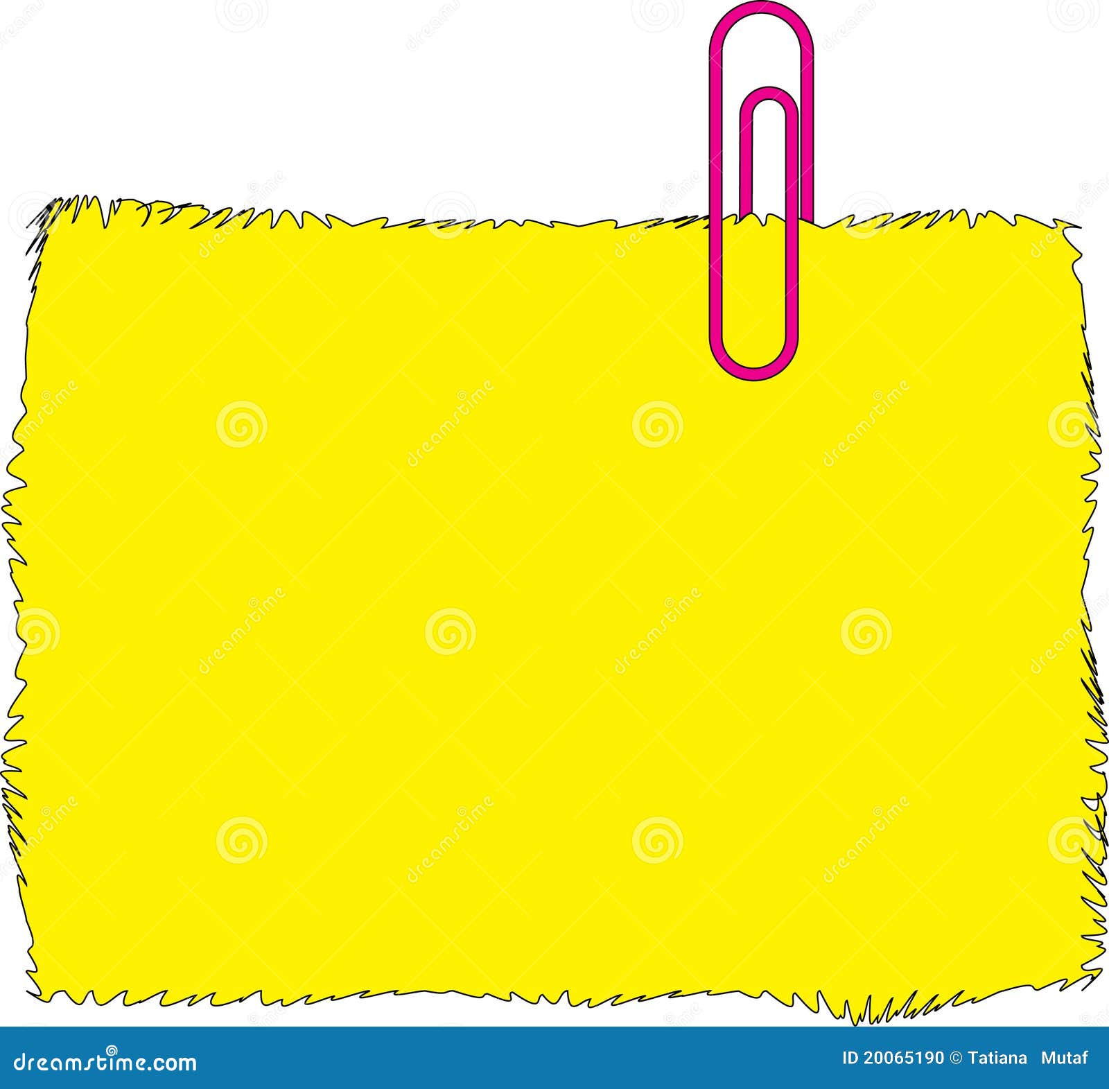 Yellow sticker stock vector. Illustration of design, memo - 20065190