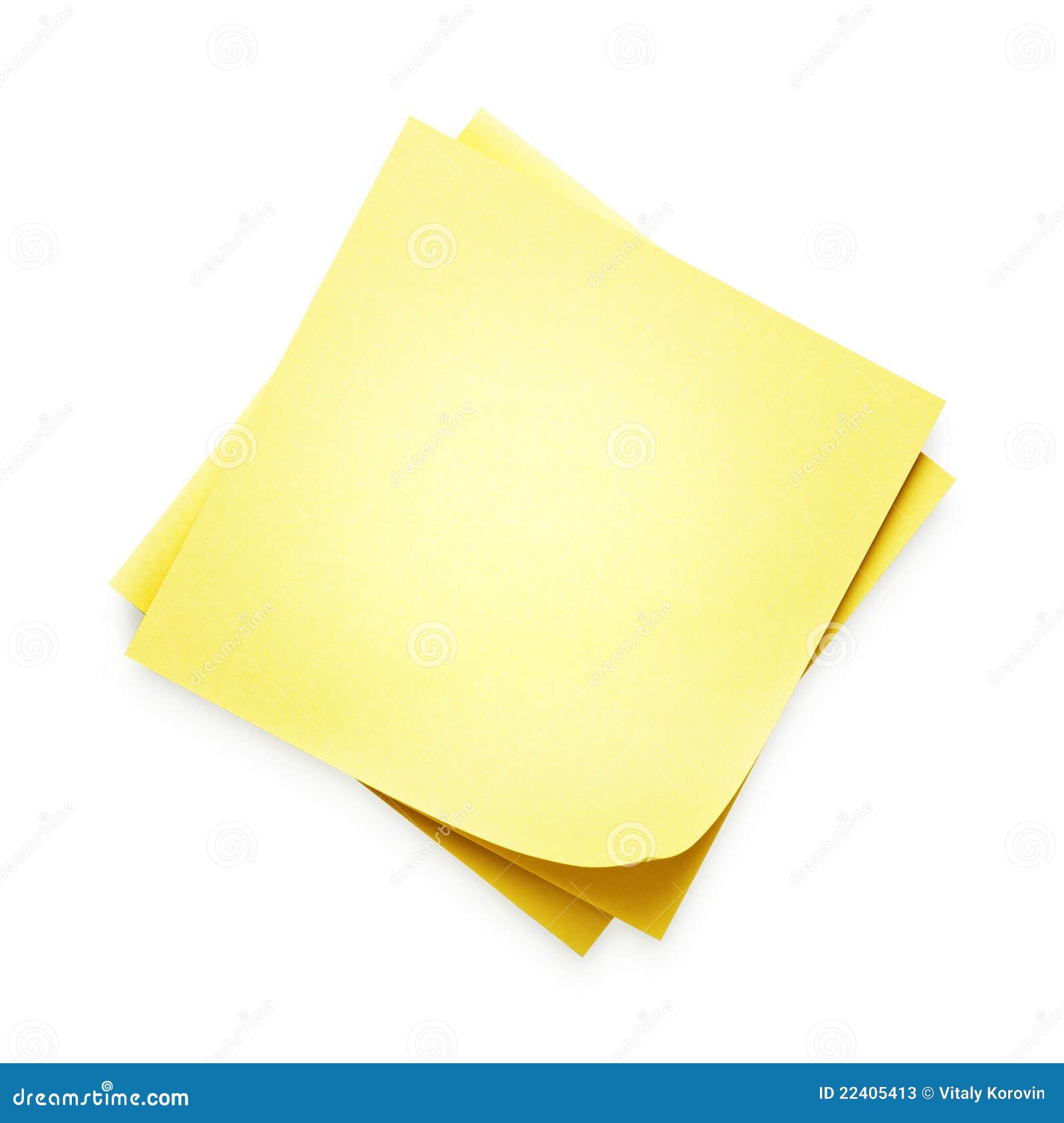 Yellow sticky note stock image. Image of colored, note - 22405413