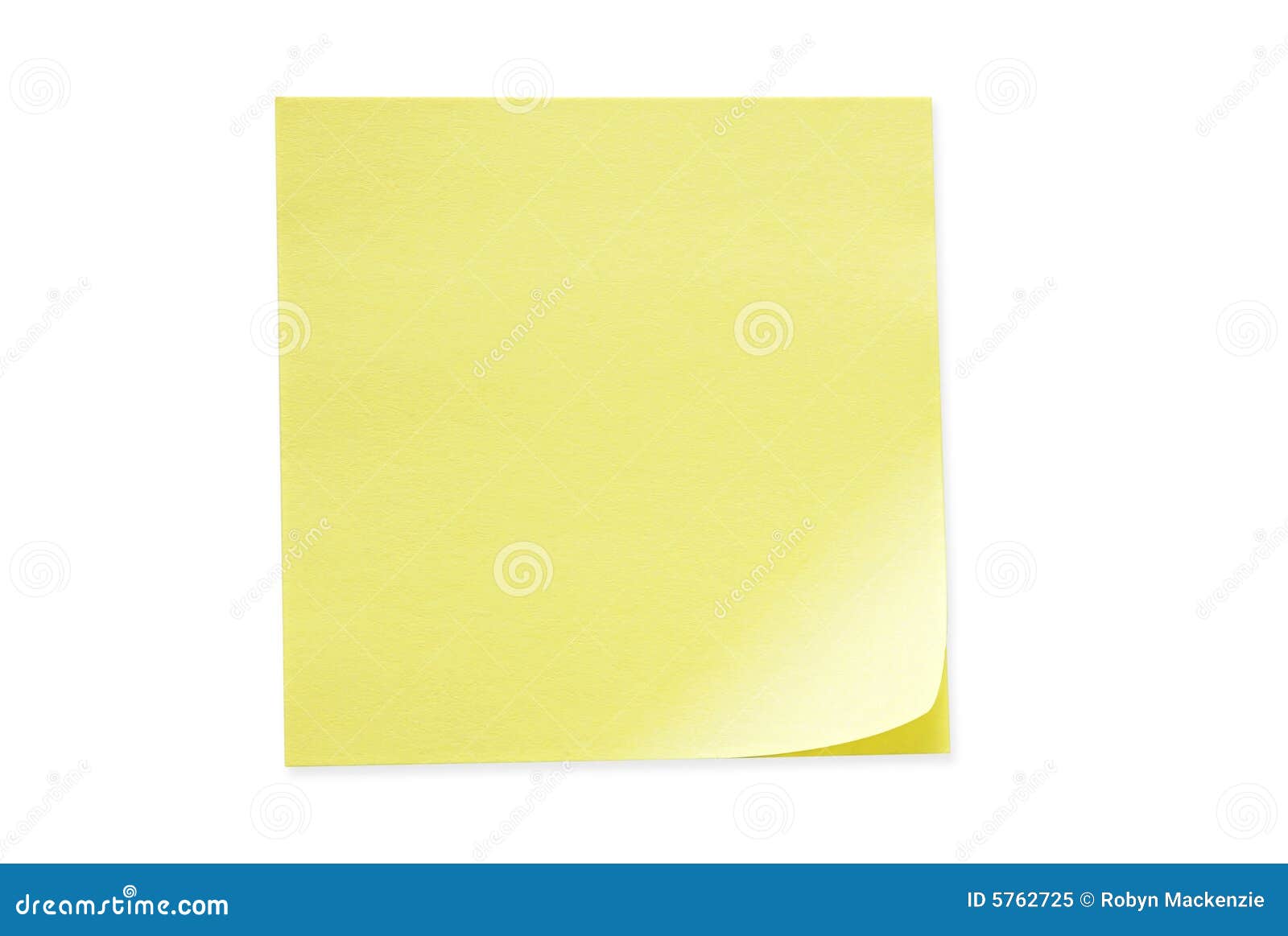 Yellow Sticky Note stock image. Image of paper, close - 5762725