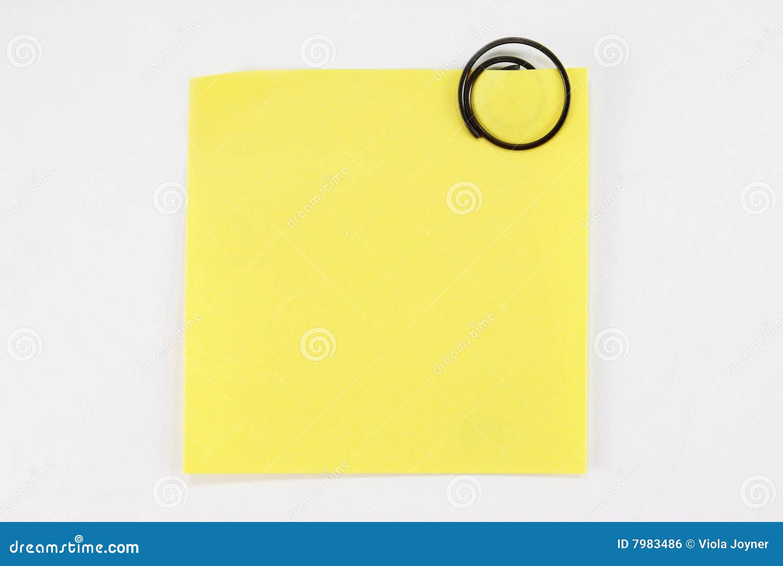 Yellow Sticky Note stock photo. Image of business, adhesive - 7983486