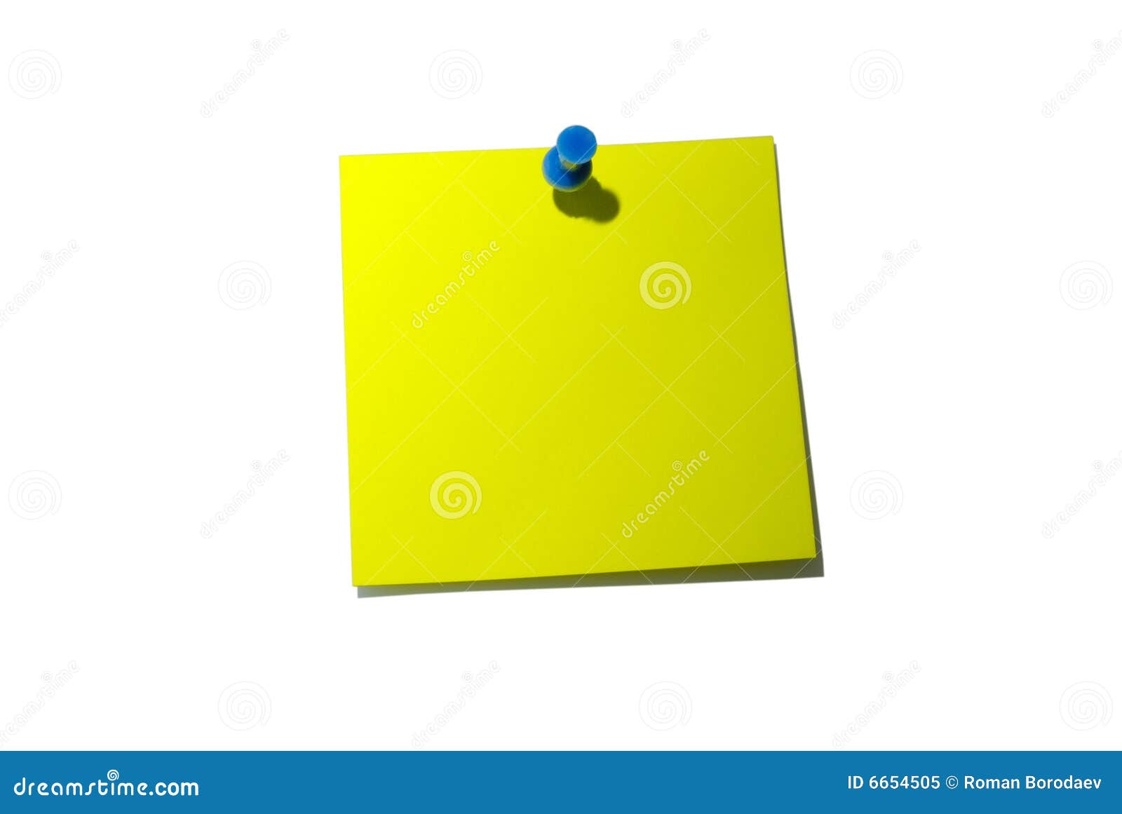 Yellow Sticky Note. with Clipping Path. Stock Image - Image of label ...