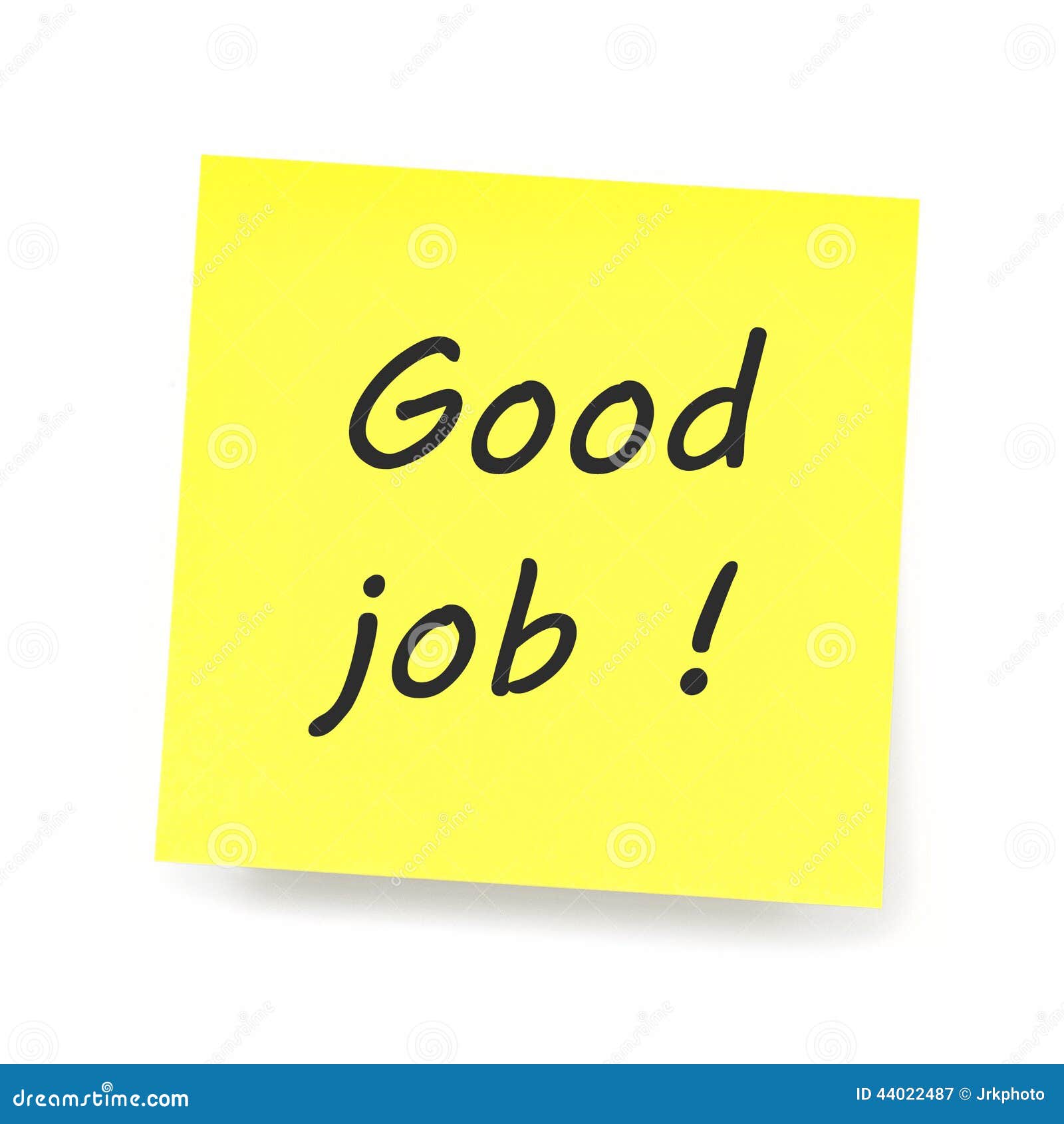 Yellow Sticky Note - Good Job Stock Photo - Image: 44022487 Yellow Sticky Note - Good Job Stock Photo - Image: 44022487