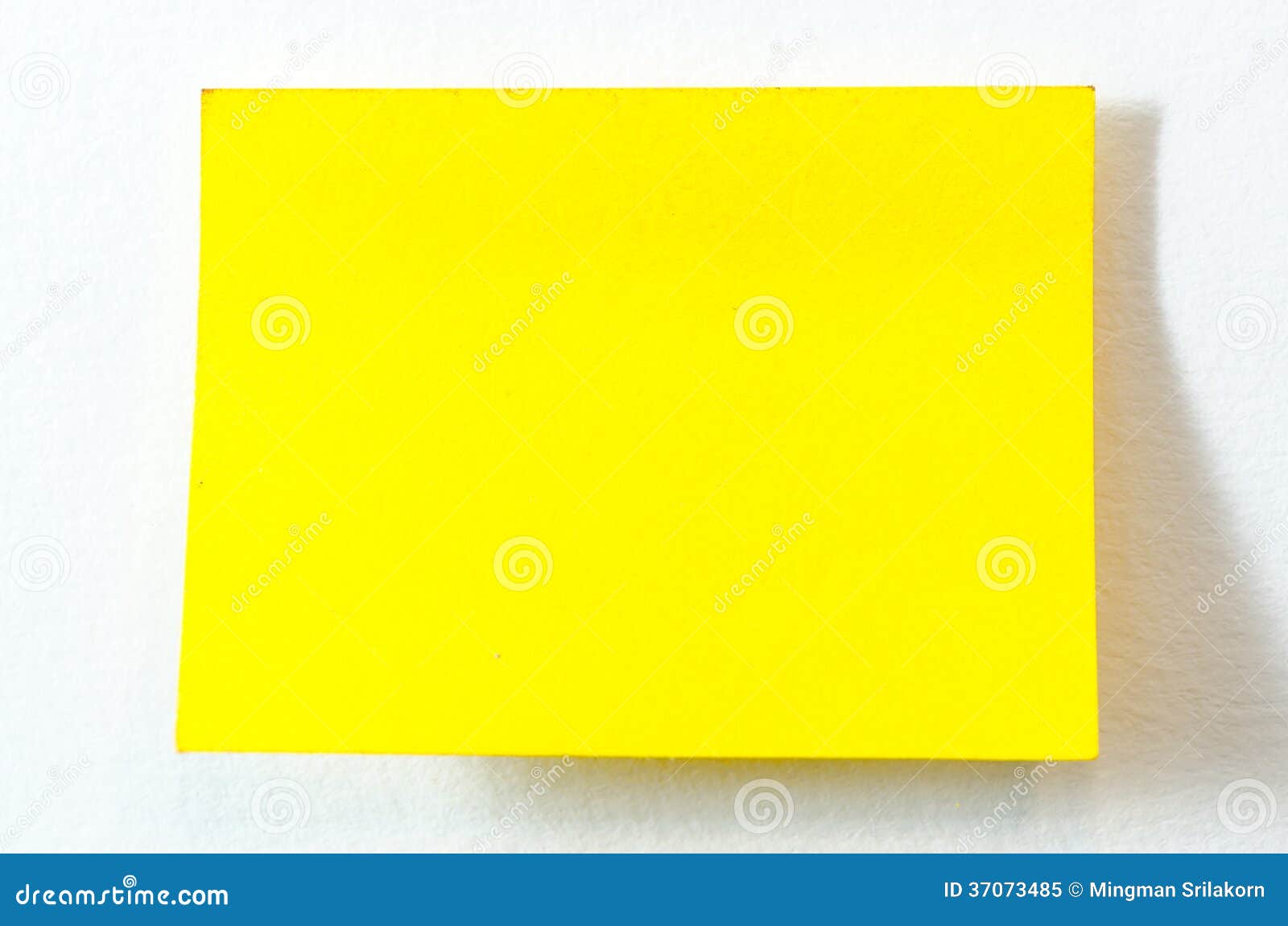 Yellow Sticky Note stock image. Image of paper, path - 37073485