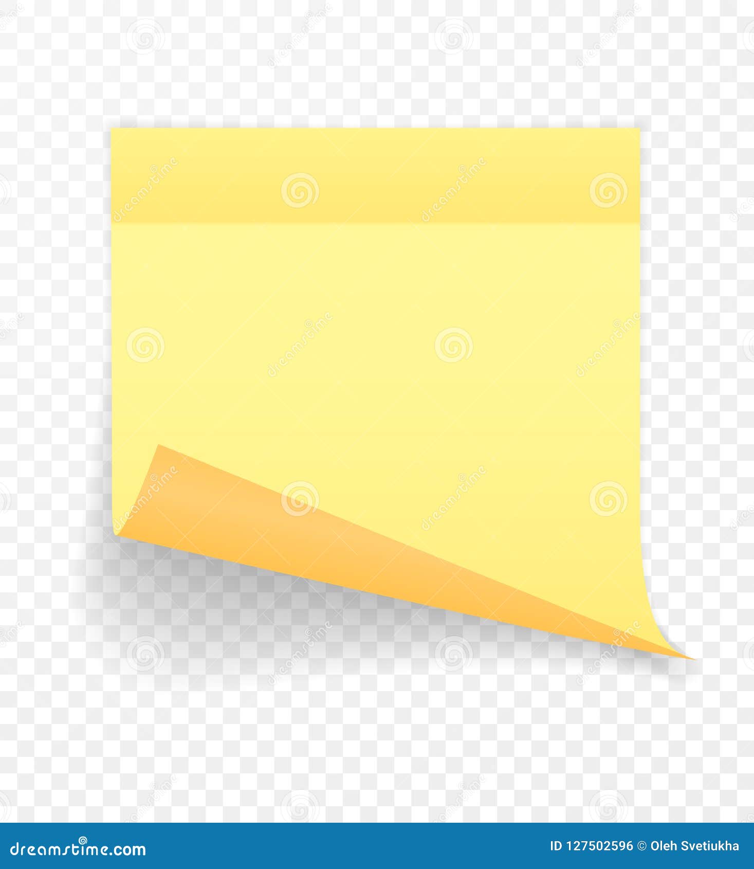 Yellow Sticky Note Clip Art