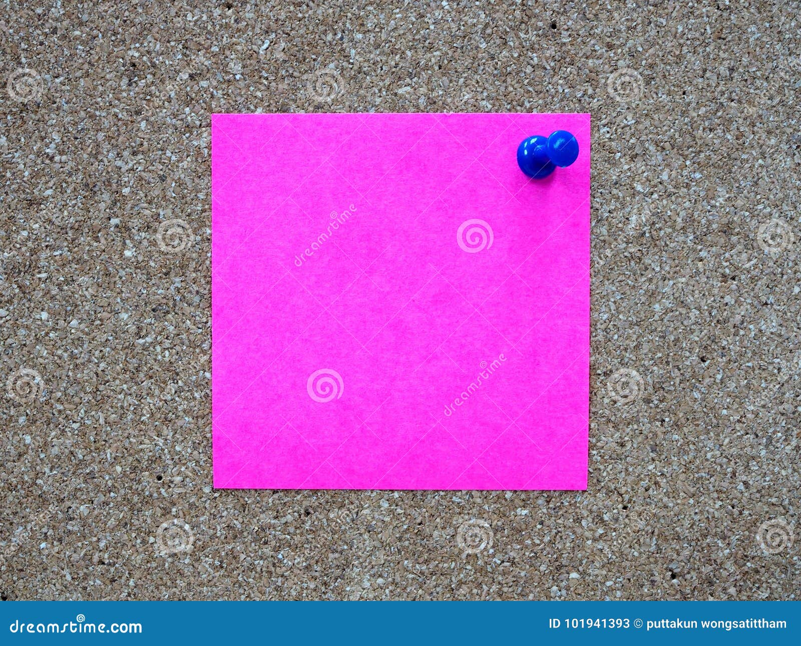 A Pink Sticky Note Post it Writing, Stock Image - Image of sticky ...