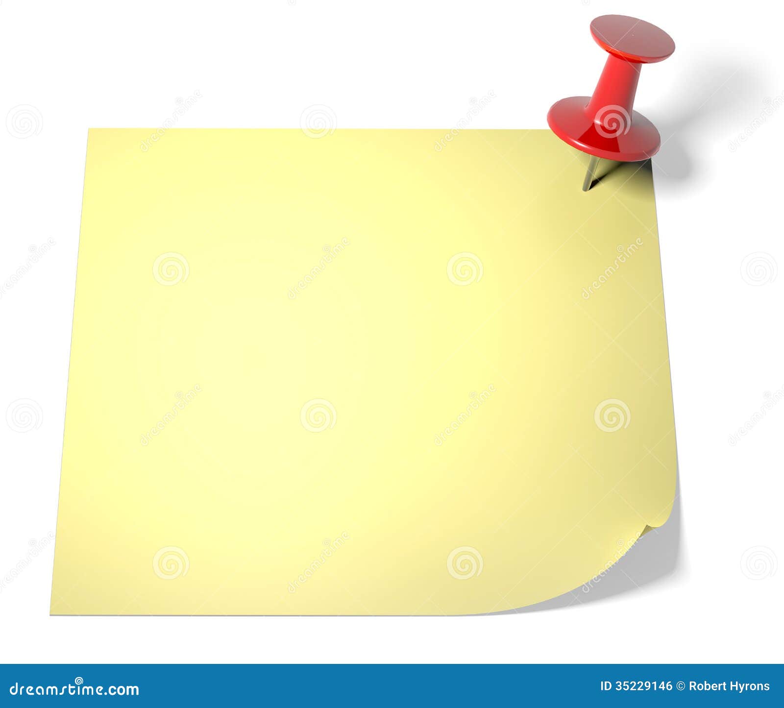 Yellow sticky note stock illustration. Illustration of horizontal ...