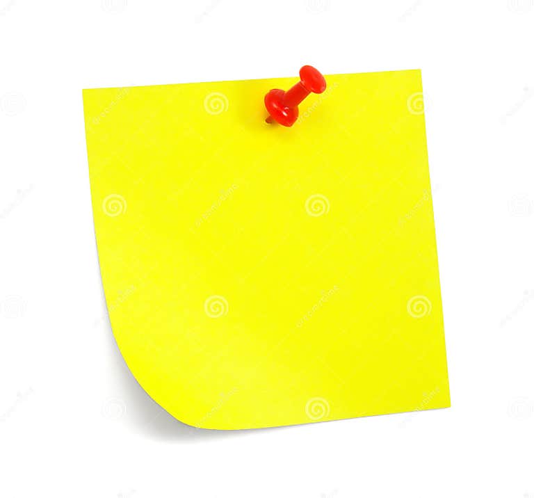 Yellow Sticky Note with Shade Stock Image - Image of list, empty: 28883141