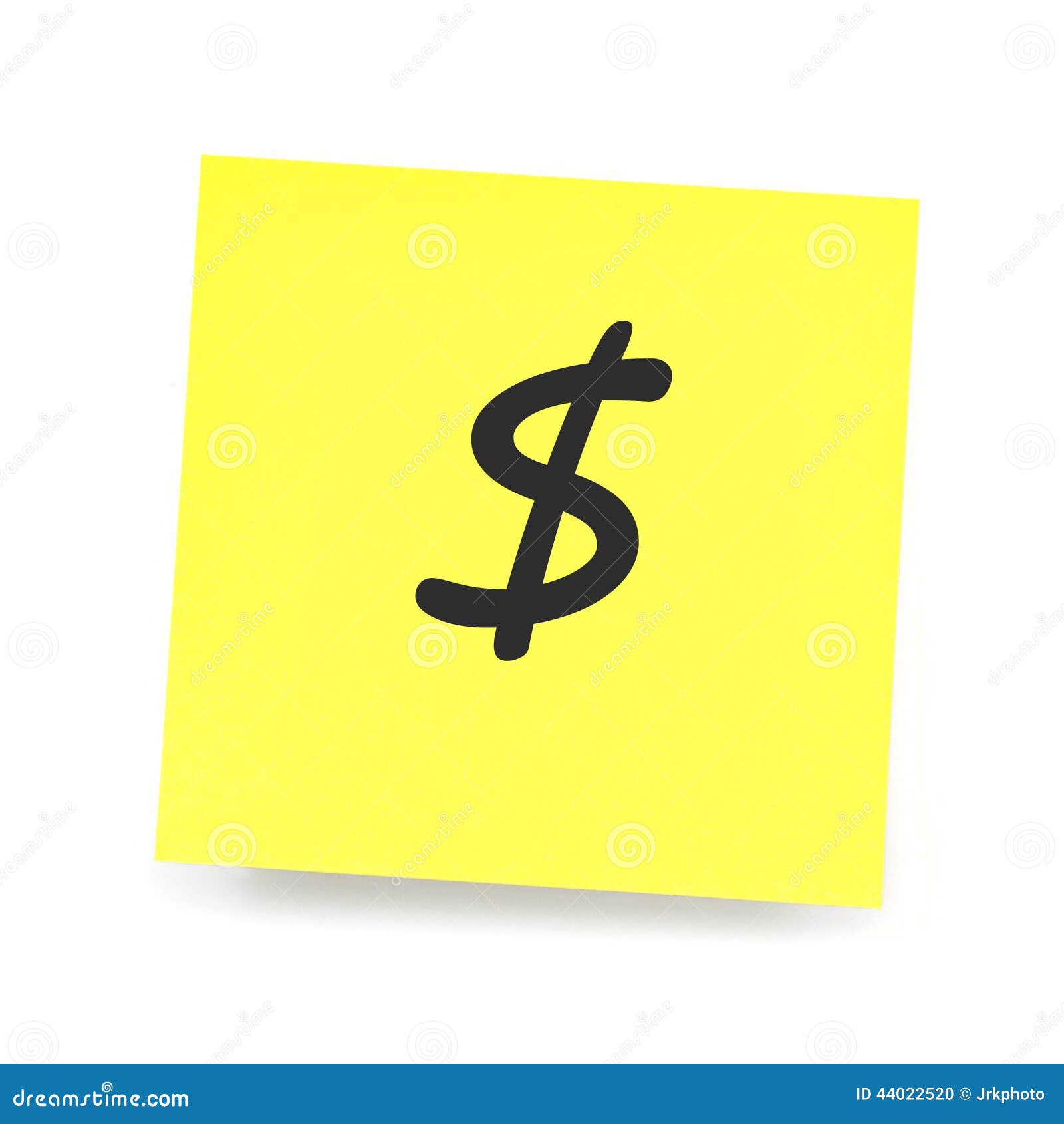 Yellow Sticky Note stock photo. Image of adhesive, isolated - 44022520