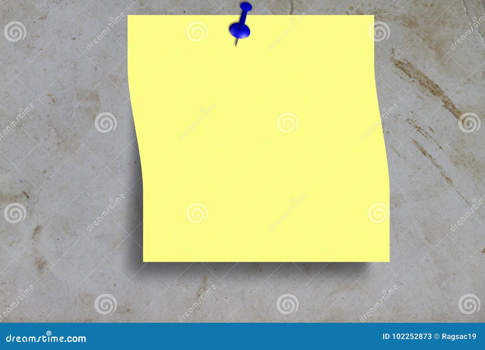 Yellow Stiky Notes Template Stock Image - Image of remember, stained ...
