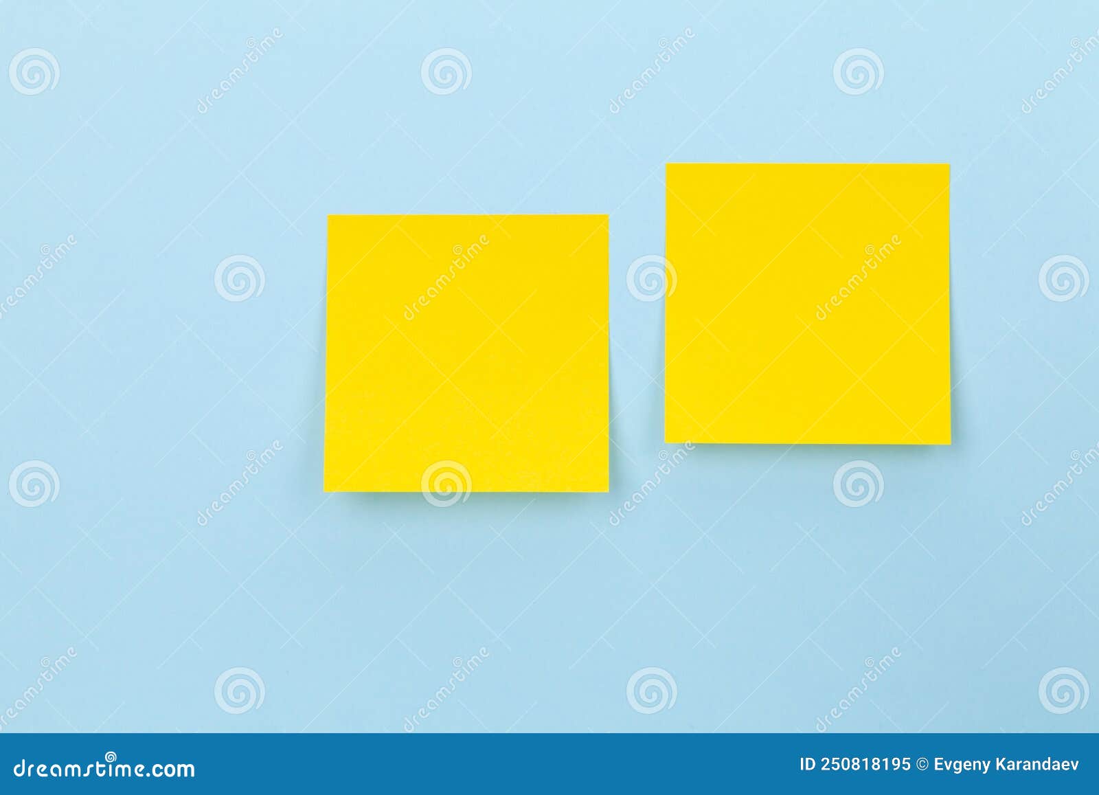 Yellow sticky notes stock image. Image of sticky, adhesive - 250818195