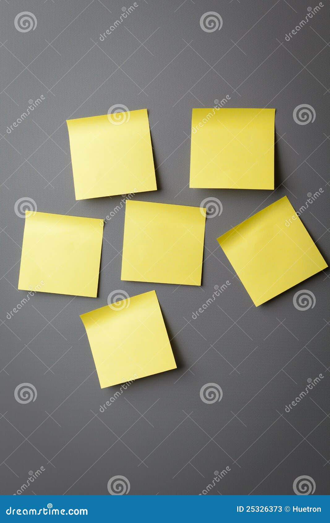 Yellow Sticky Notes on Wall Stock Image - Image of reminder, square ...