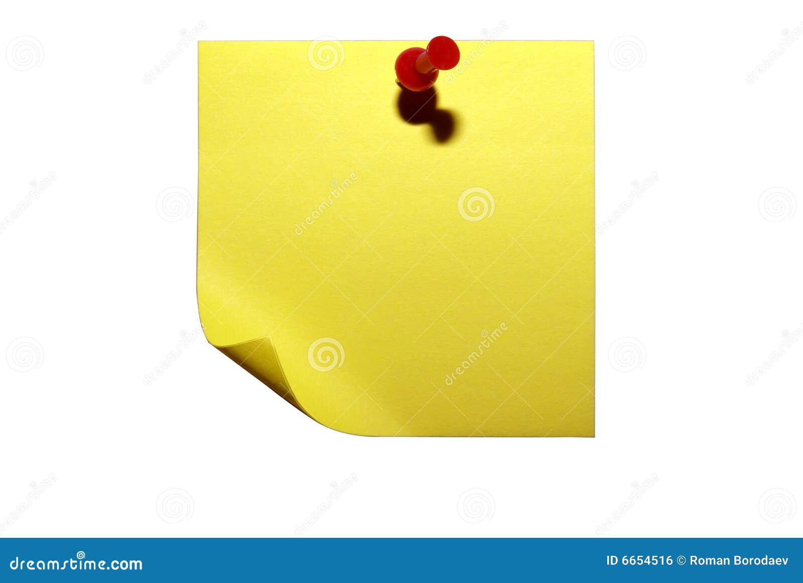 Sticky Yellow Note Paper Reminder Blank Message Empty Memo Memory ...