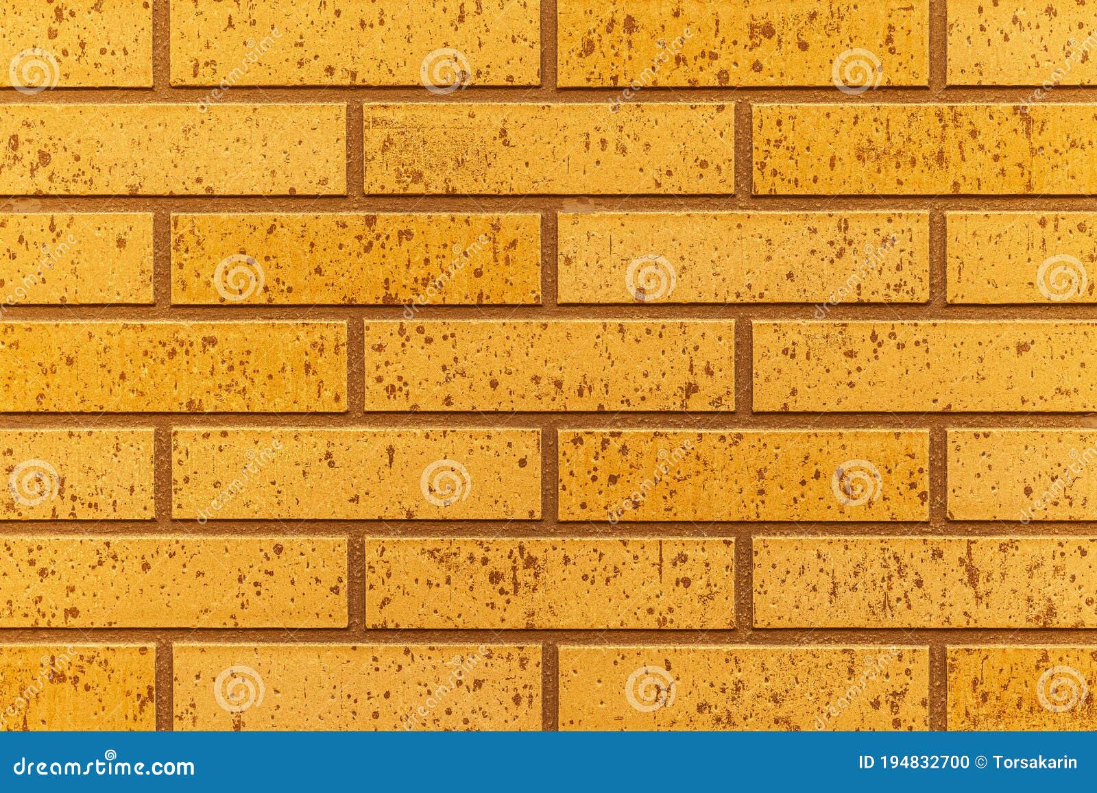 Yellow Stone Block Wall Seamless Background Stock Illustration ...