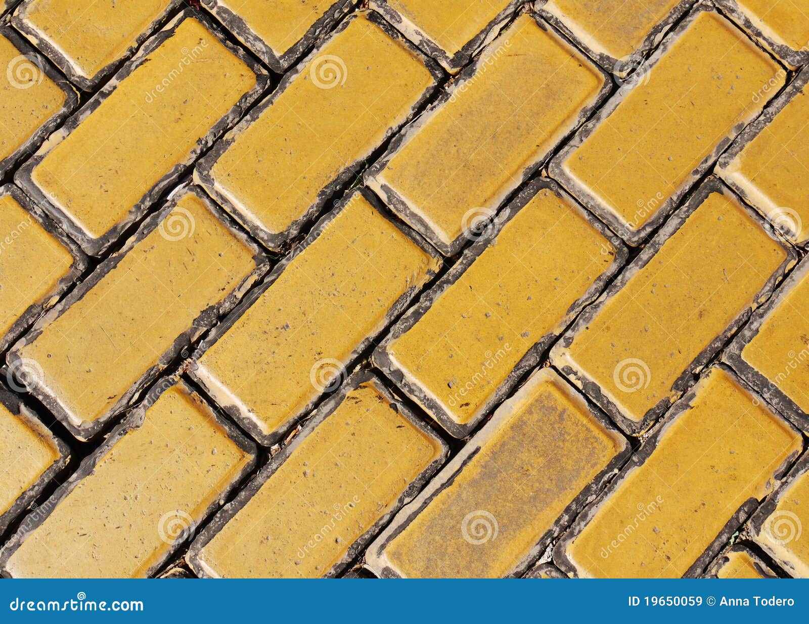 Yellow stone pavement stock image. Image of pavement - 19650059