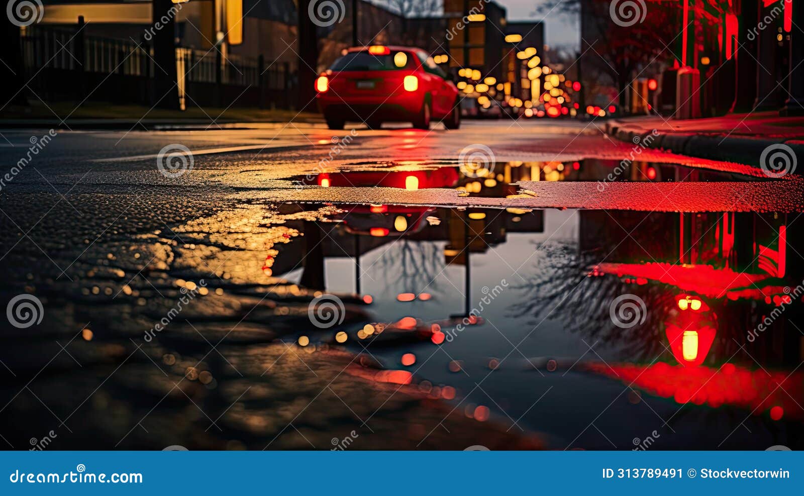 Yellow stop lights stock illustration. Illustration of signal - 313789491