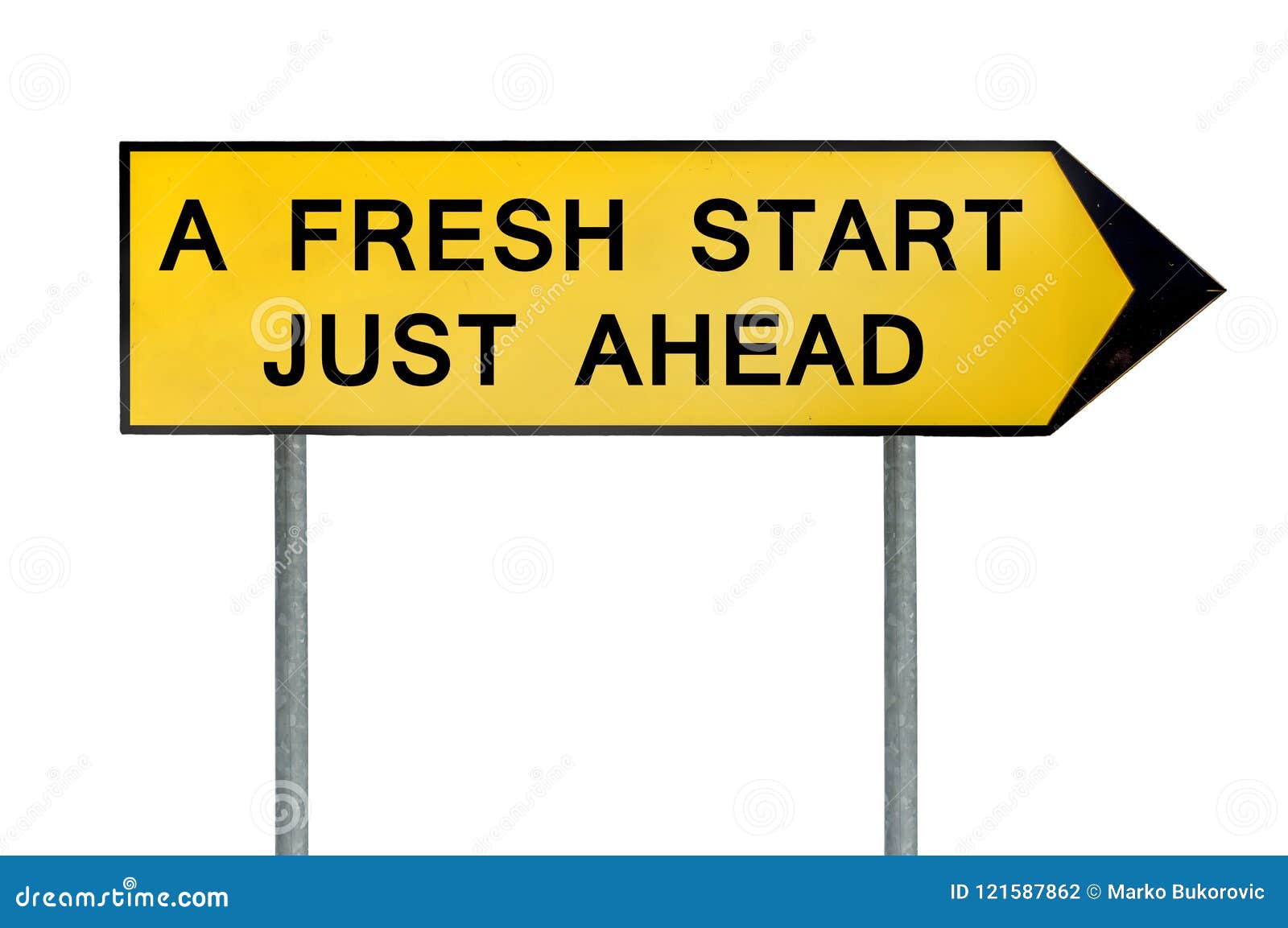 Yellow Street Concept Fresh Start Just Ahead Sign Stock Photo - Image ... Yellow Street Concept Fresh Start Just Ahead Sign Stock Photo - Image ...