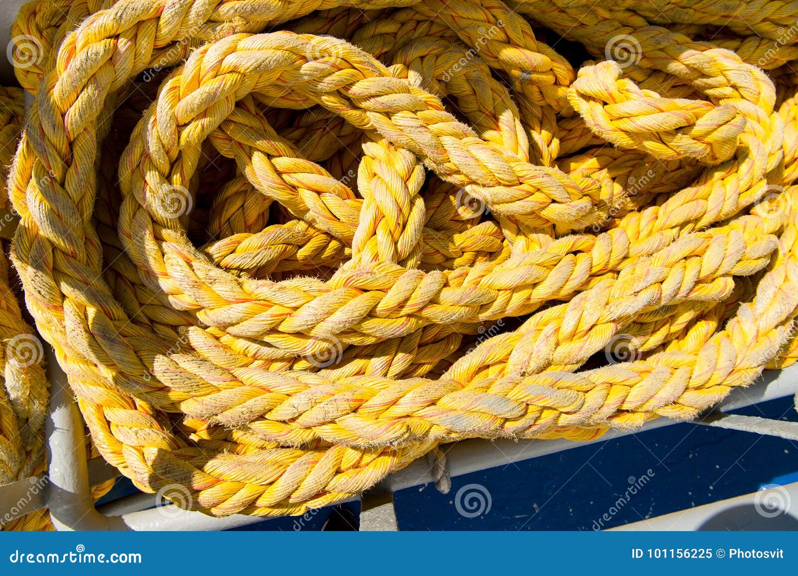 Yellow Strings of Long Twisted Threads in Philipsburg, Sint Maarten ...