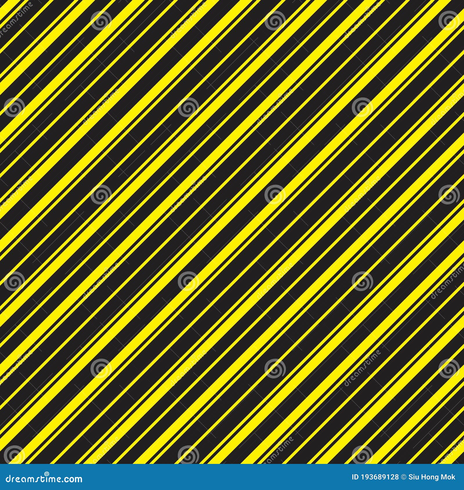 Yellow Stripe Seamless Pattern Background in Diagonal Style Stock ...