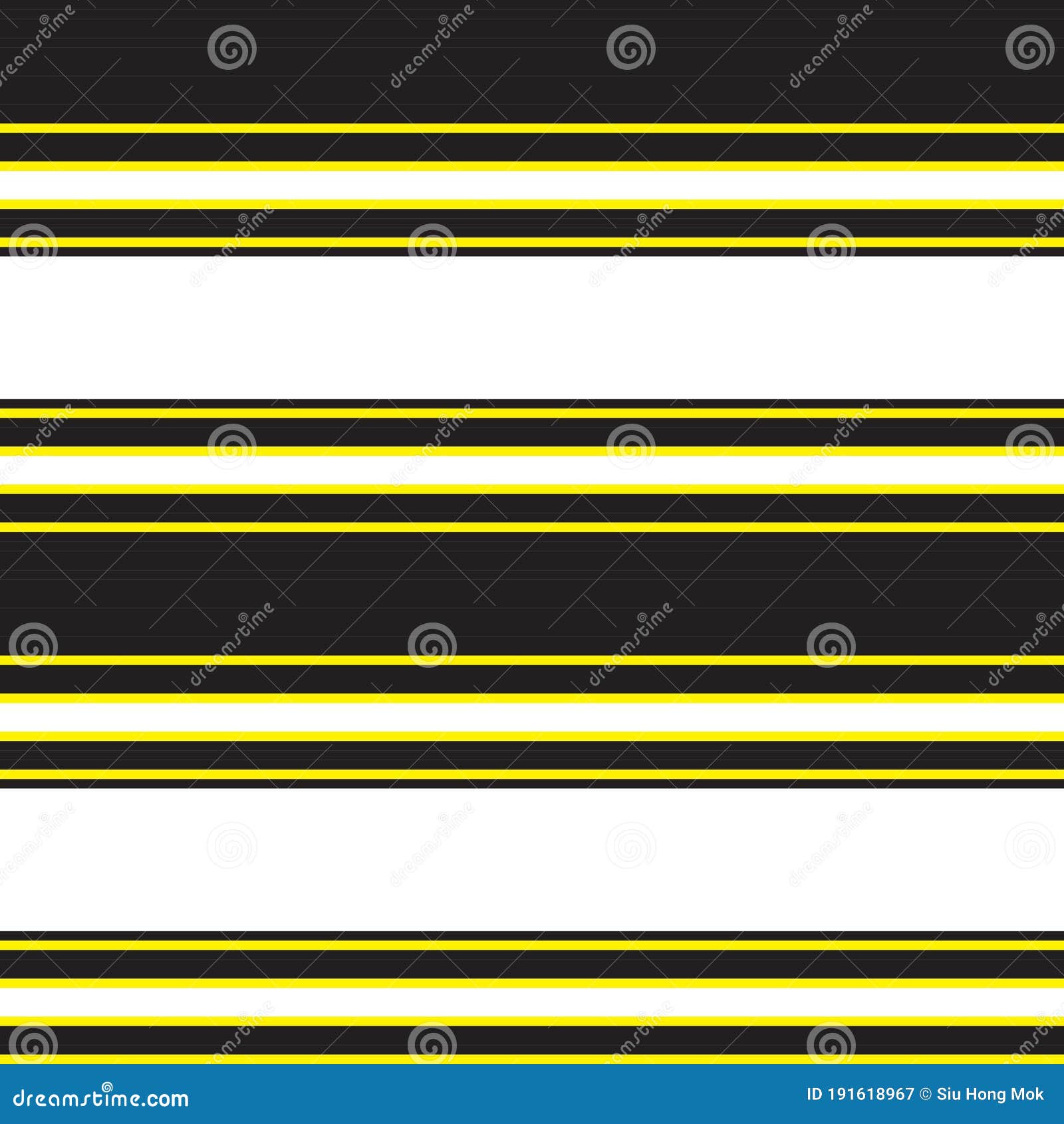 Yellow Stripe Seamless Pattern Background in Horizontal Style Stock ...