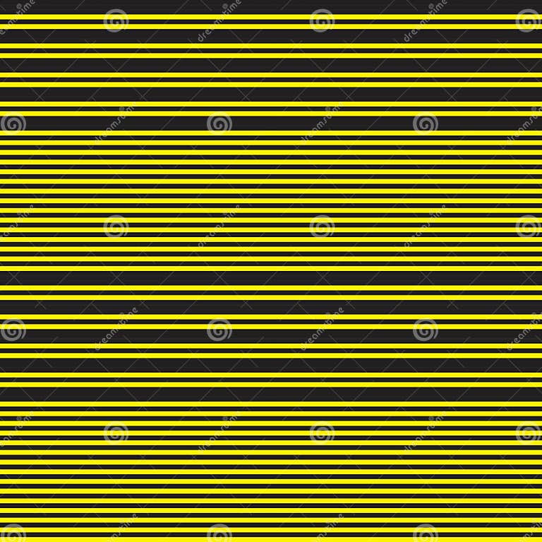 Yellow Stripe Seamless Pattern Background in Horizontal Style Stock ...
