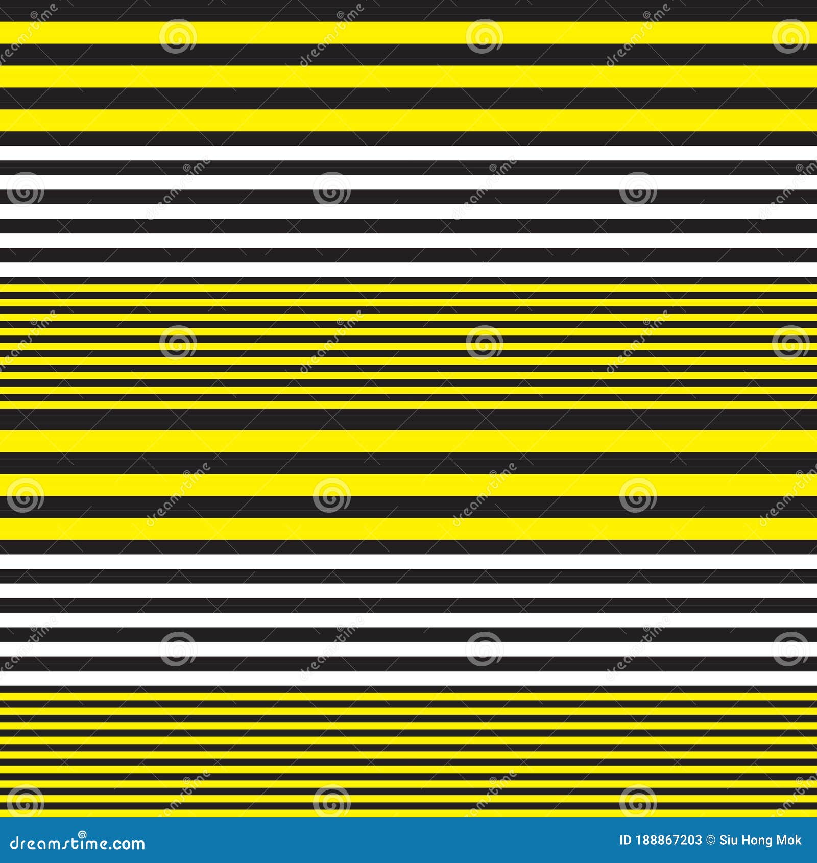Yellow Stripe Seamless Pattern Background in Horizontal Style Stock ...