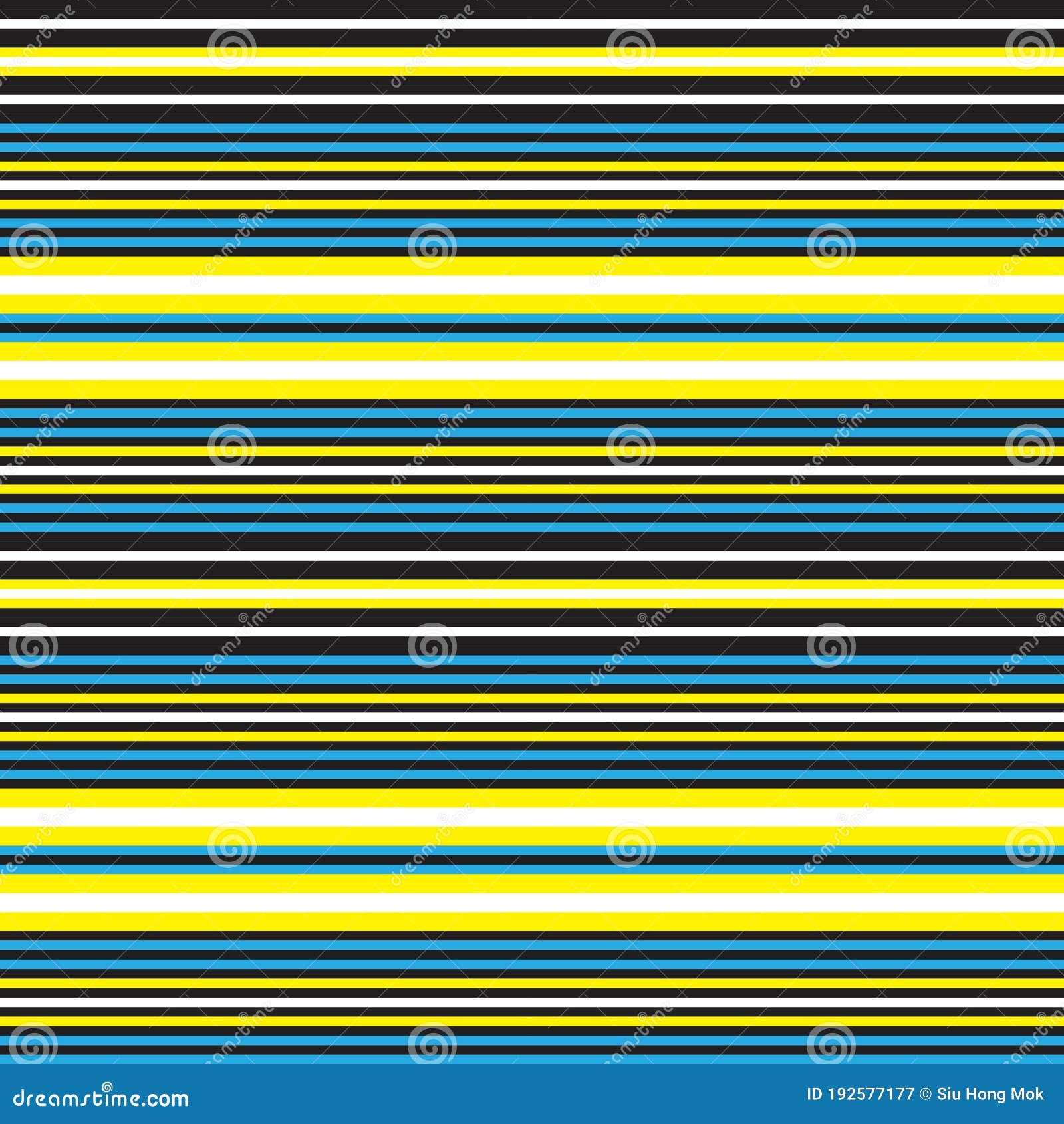 Yellow Stripe Seamless Pattern Background in Horizontal Style Stock ...
