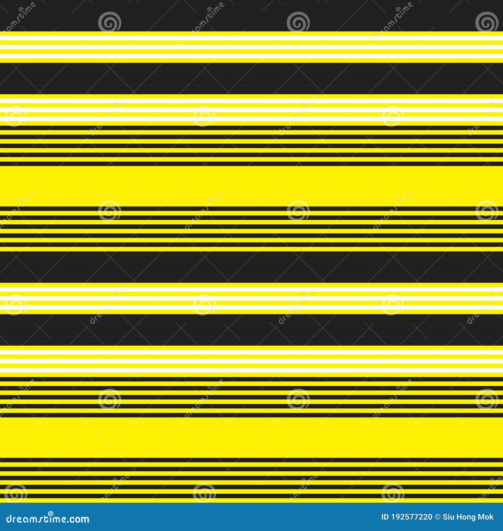 Yellow Stripe Seamless Pattern Background in Horizontal Style Stock ...