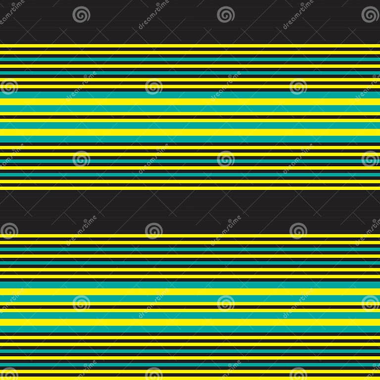 Yellow Stripe Seamless Pattern Background in Horizontal Style Stock ...