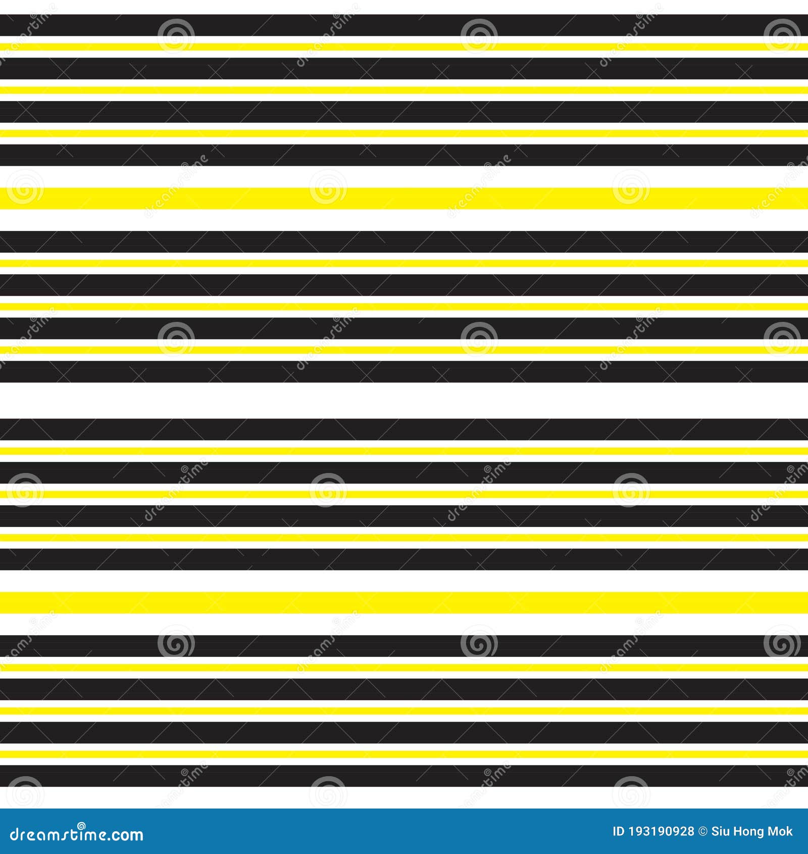 Yellow Stripe Seamless Pattern Background in Horizontal Style Stock ...