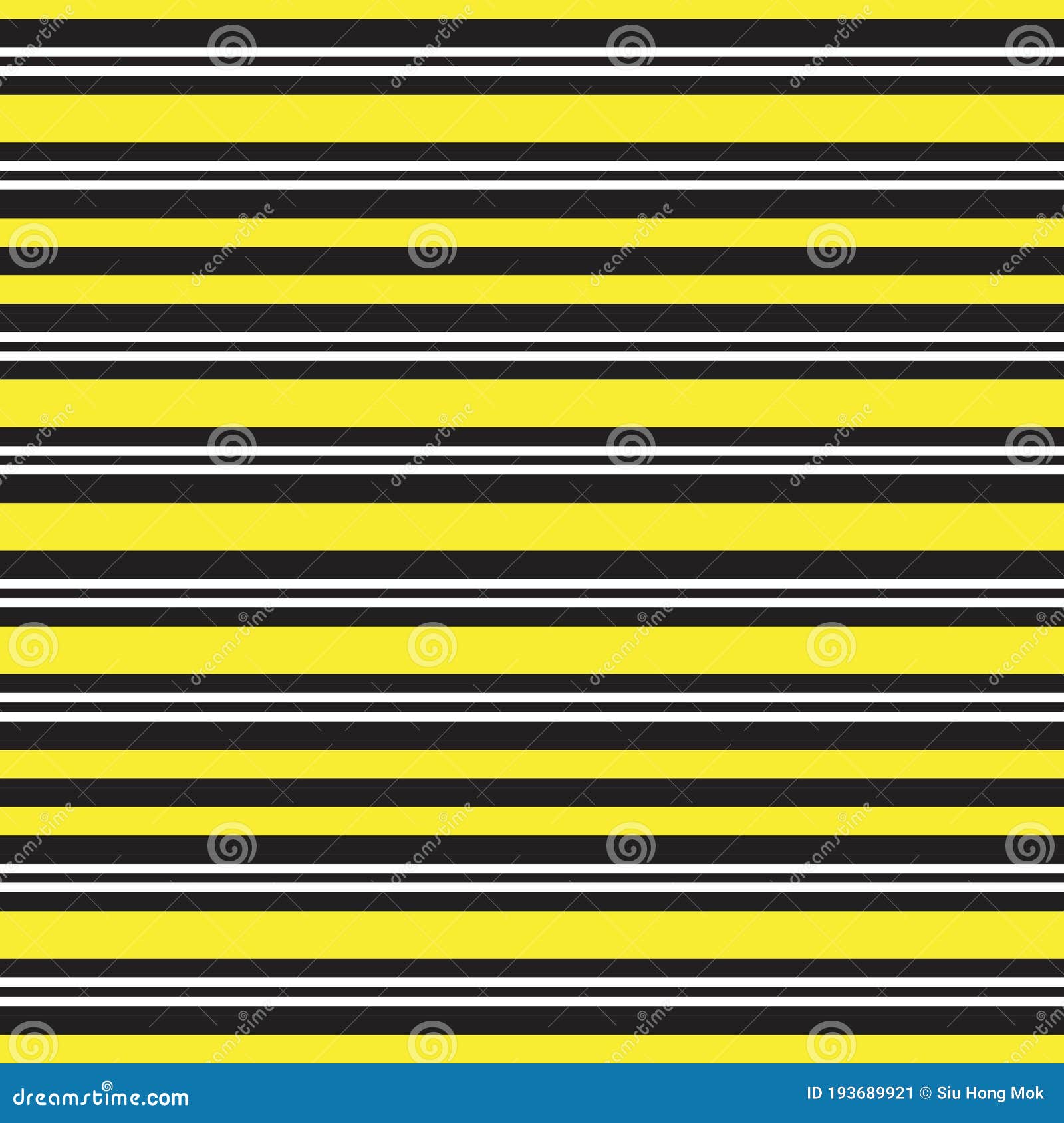 Yellow Stripe Seamless Pattern Background in Horizontal Style Stock ...