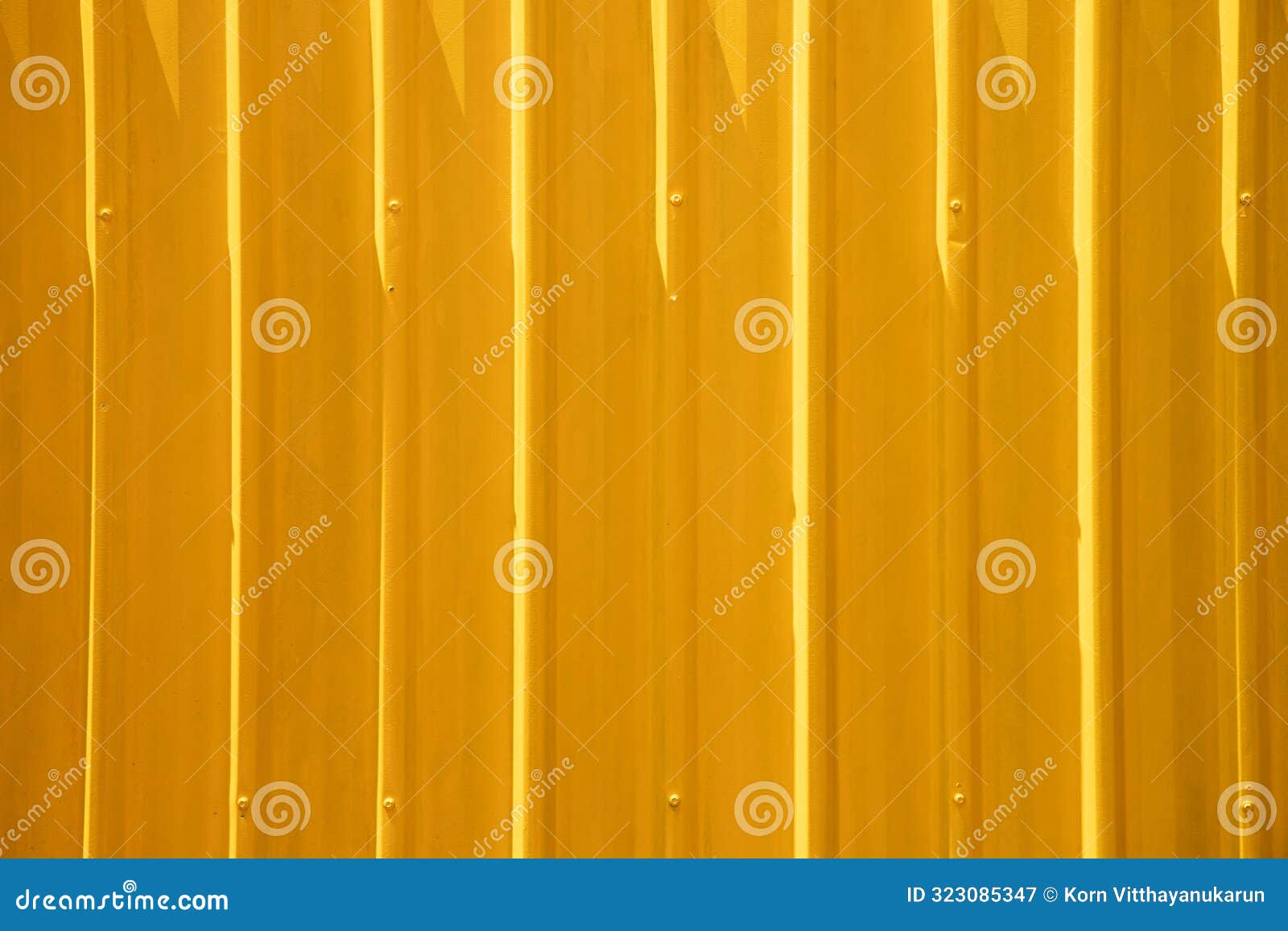 Yellow Stripe Steel Metal Sheet for Cargo Container Line Industry Wall ...