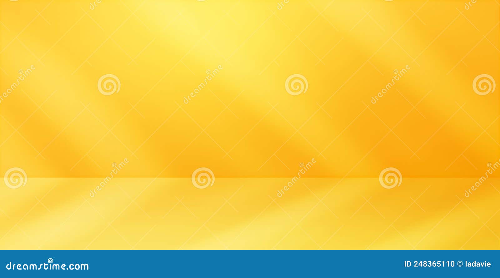 Yellow Summer Background for Product Display Stock Illustration ...