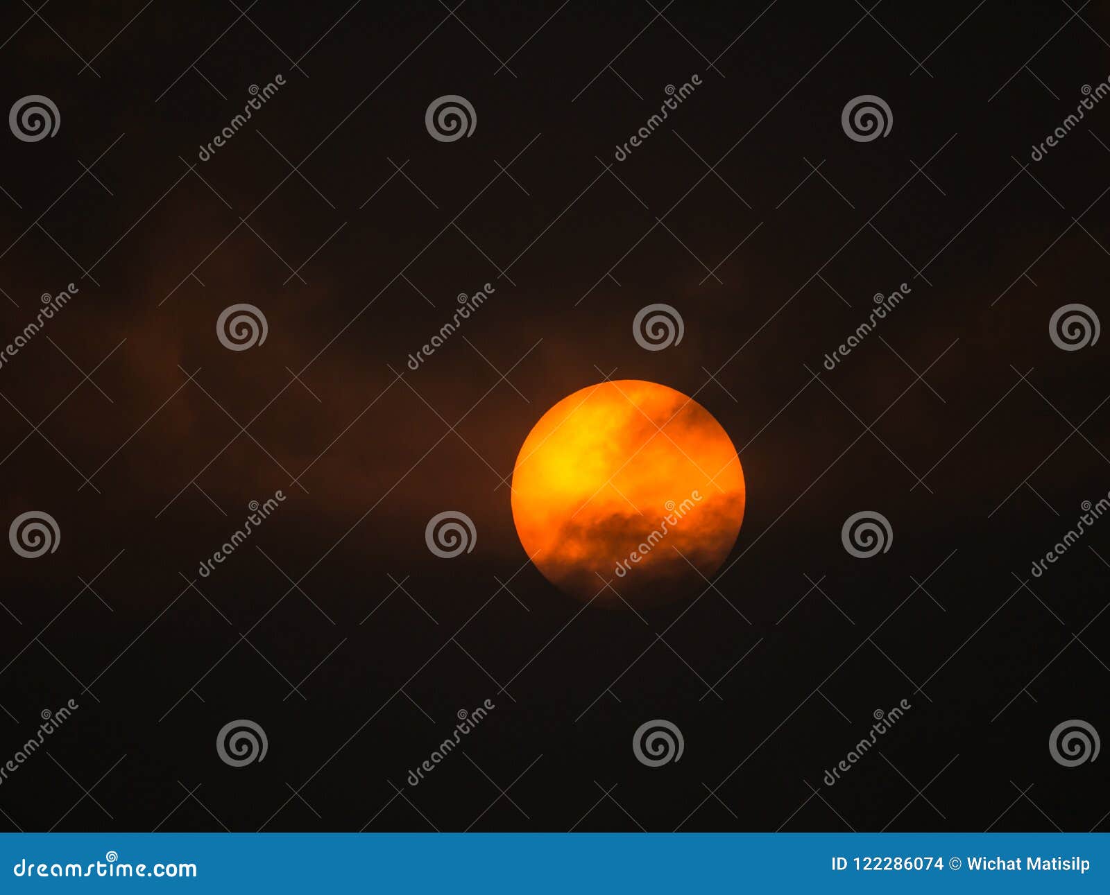 Scary Clouds With Moon Textured Background. Royalty-Free Stock ...