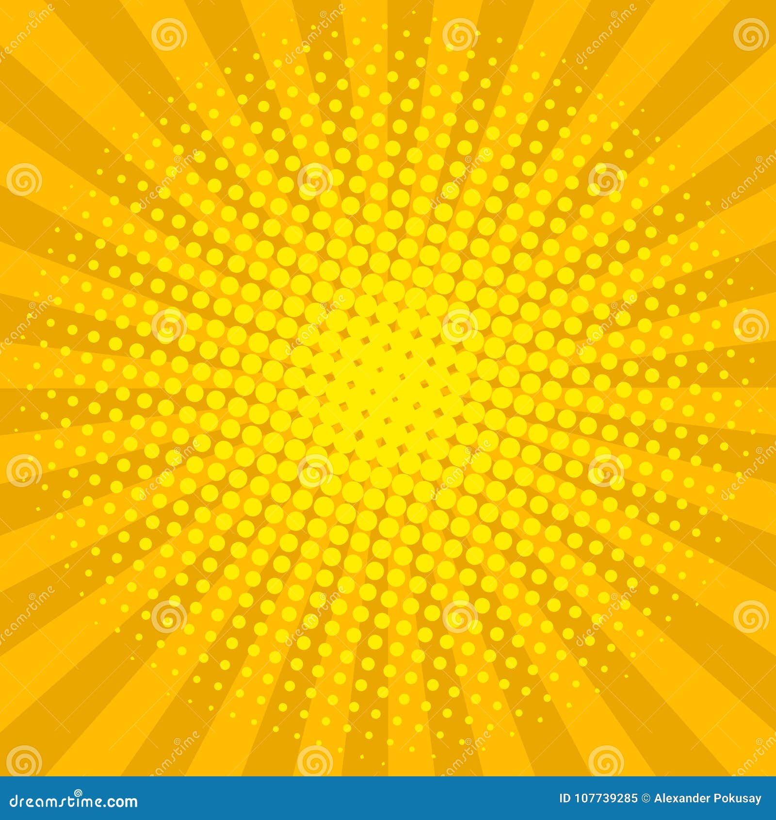 Yellow Halftone Background Vector Illustration Stock Vector ...