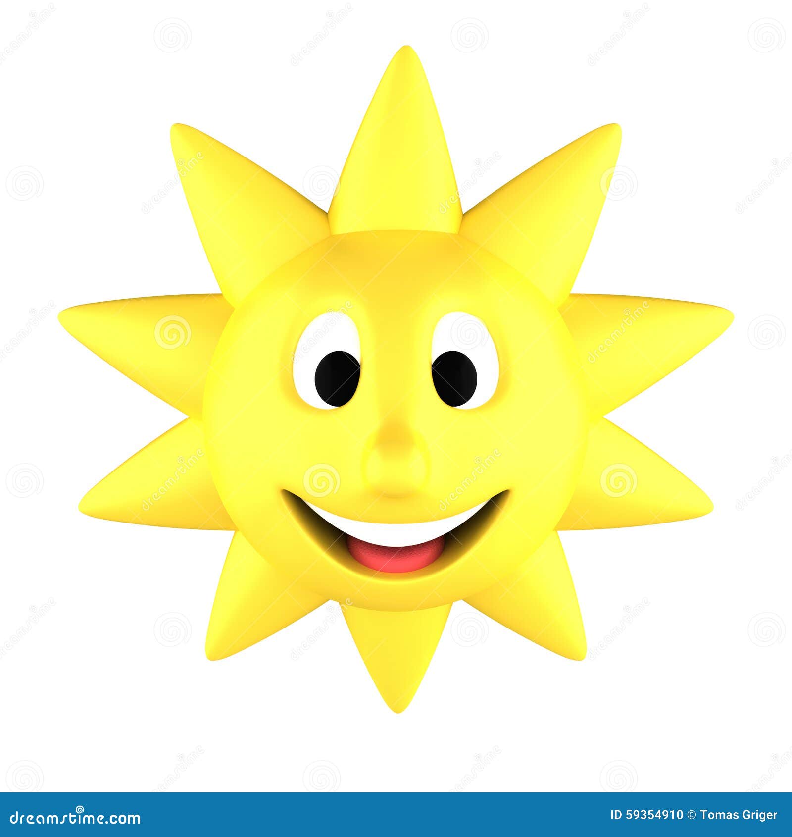 Yellow sun smiling stock illustration. Illustration of yellow - 59354910