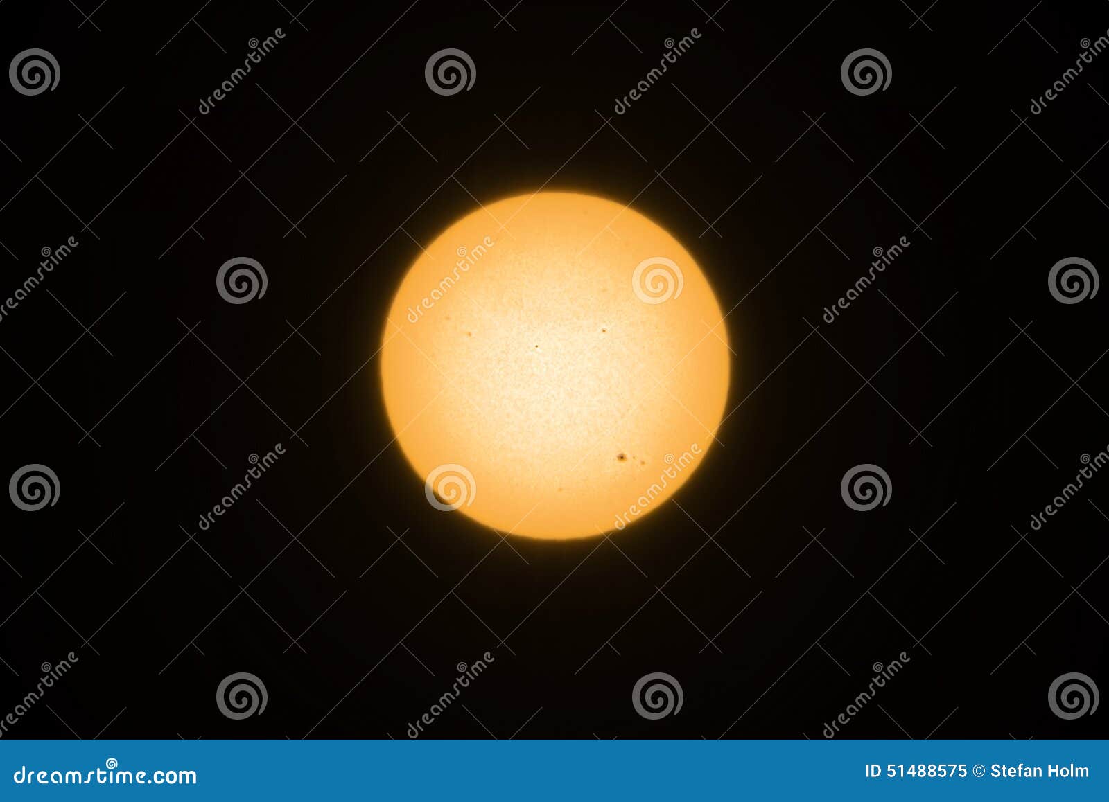 Yellow sun with sunspots stock image. Image of constellation - 51488575