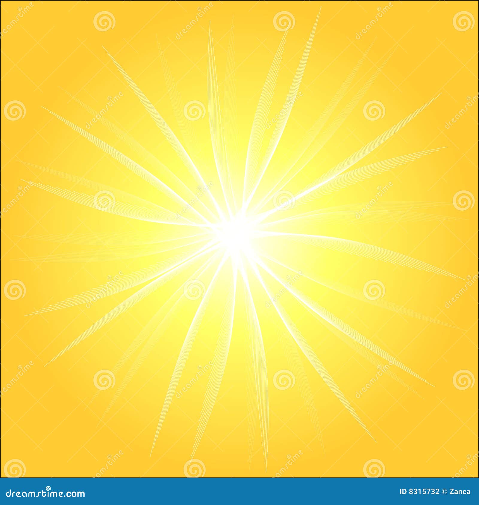 Yellow Sunburst Background Cartoon Vector | CartoonDealer.com #8316031