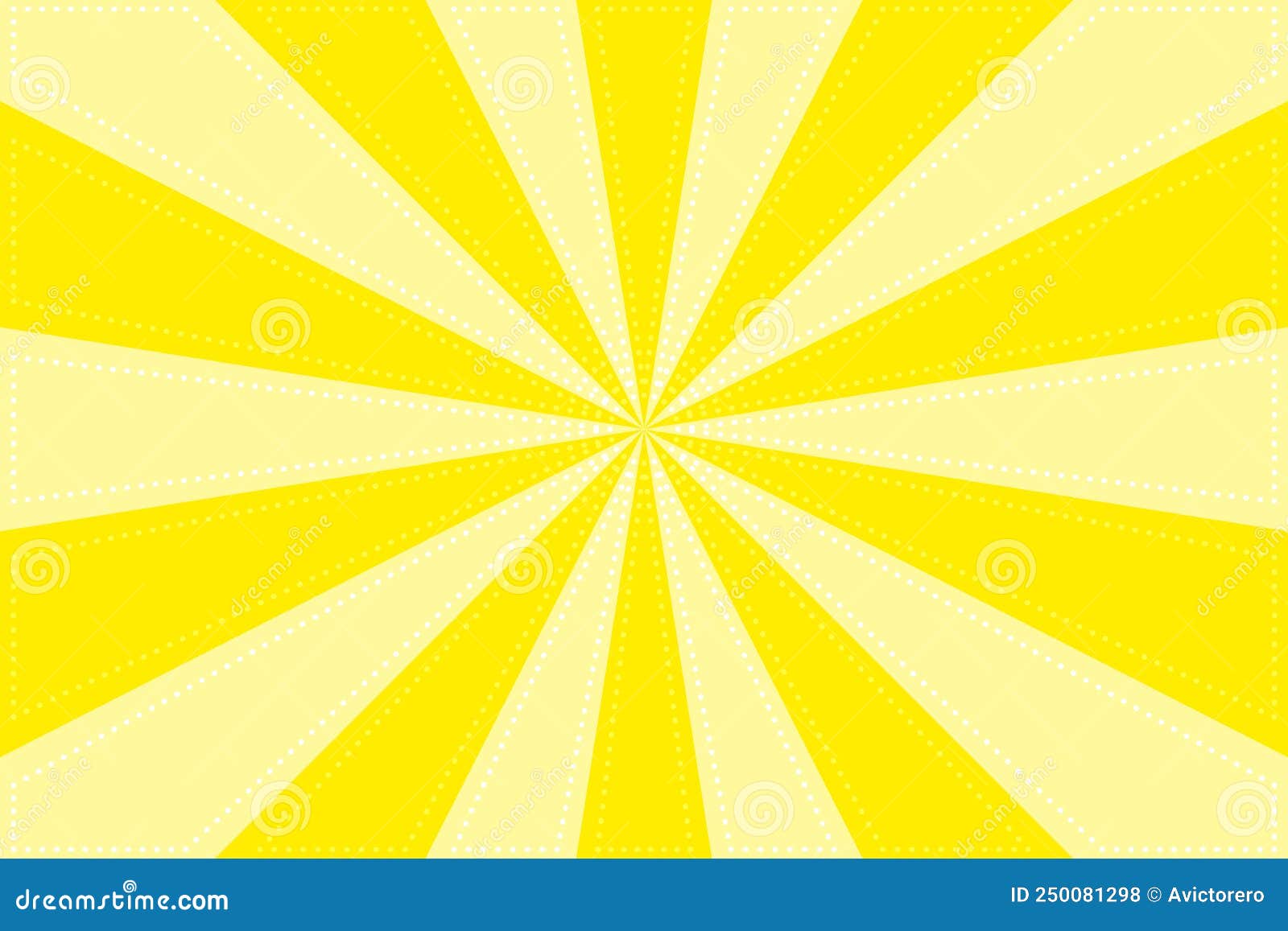 Yellow Sunburst Pattern Background Stock Vector - Illustration of back ...