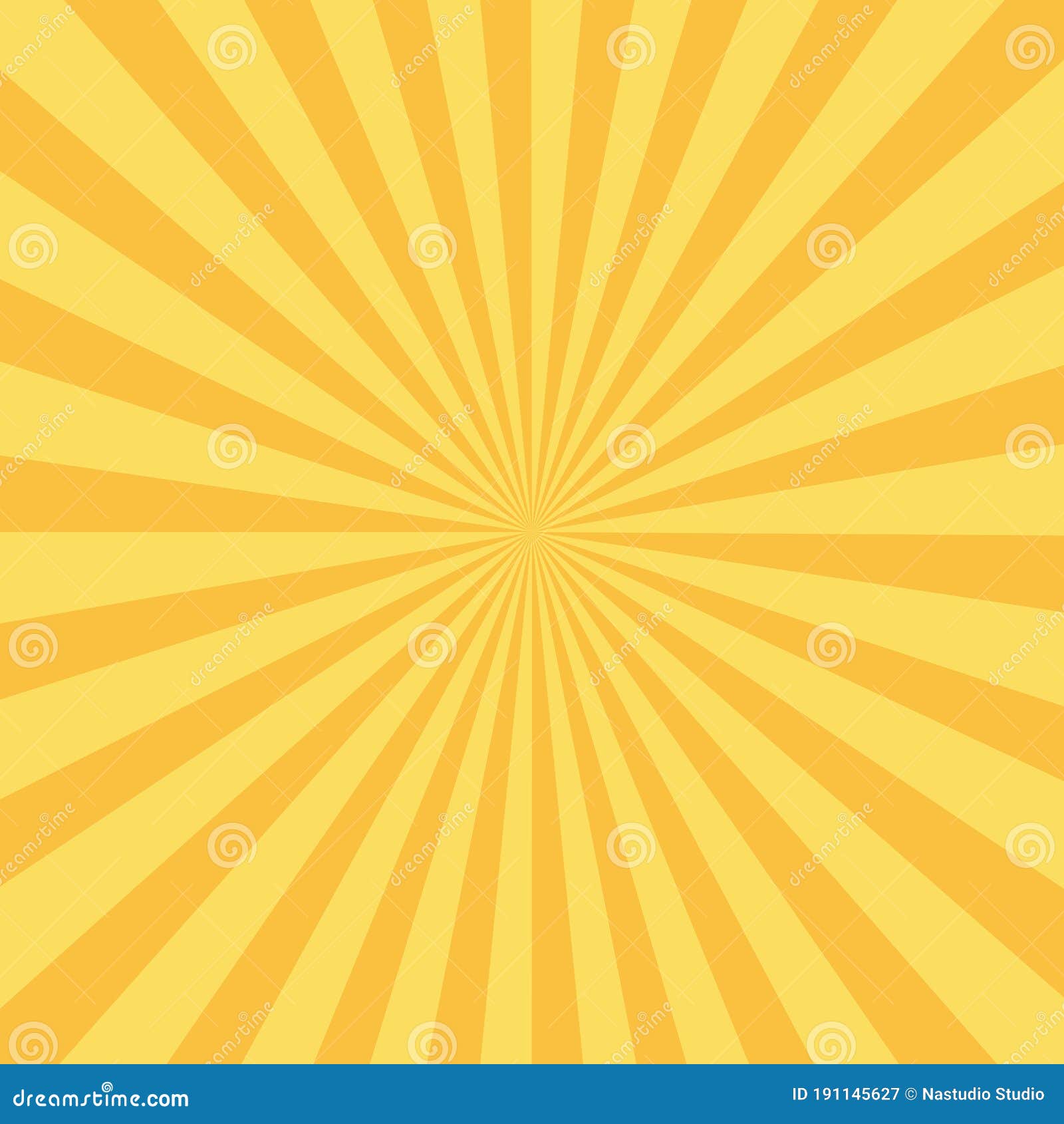Yellow Sunburst Rays Background. Sunbeam Star Burst Stock Vector ...
