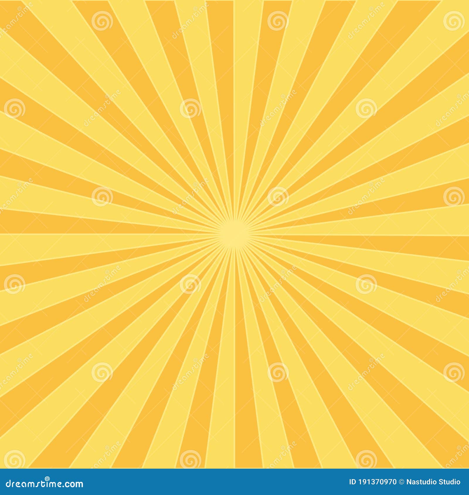 Yellow Sunburst Rays Background. Sunbeam Star Burst Stock Vector ...