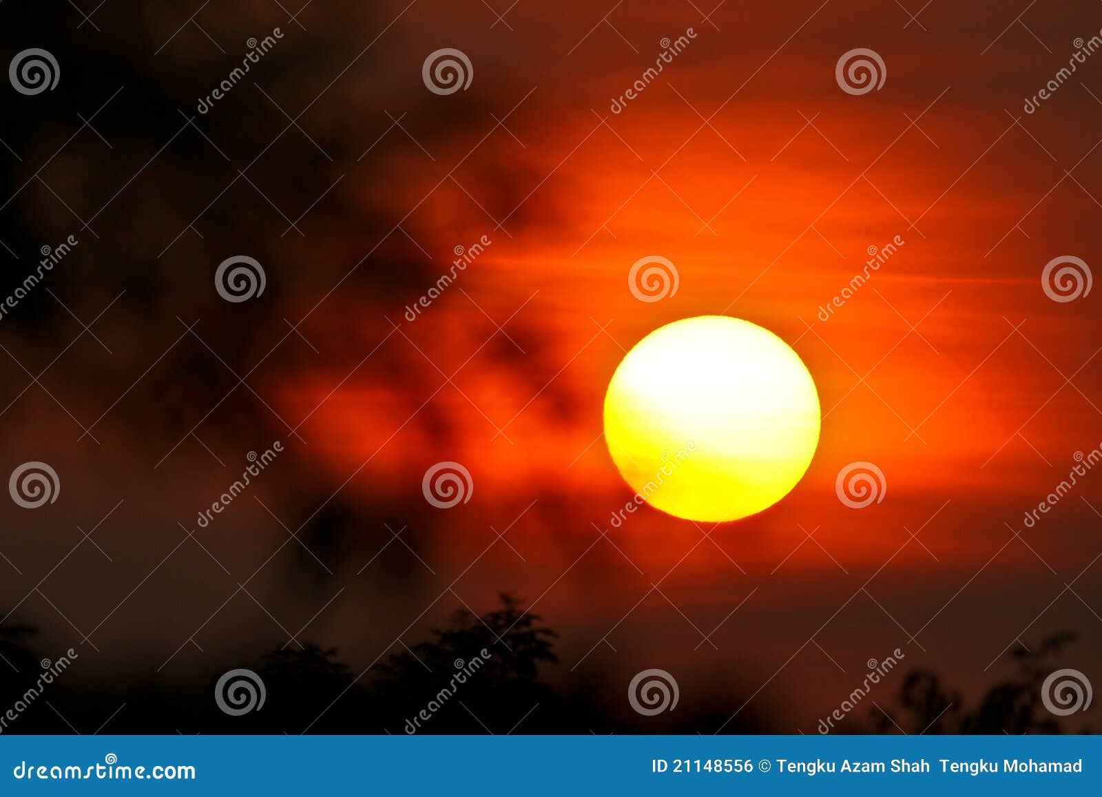 Yellow sunglow stock photo. Image of copyspace, orange - 21148556