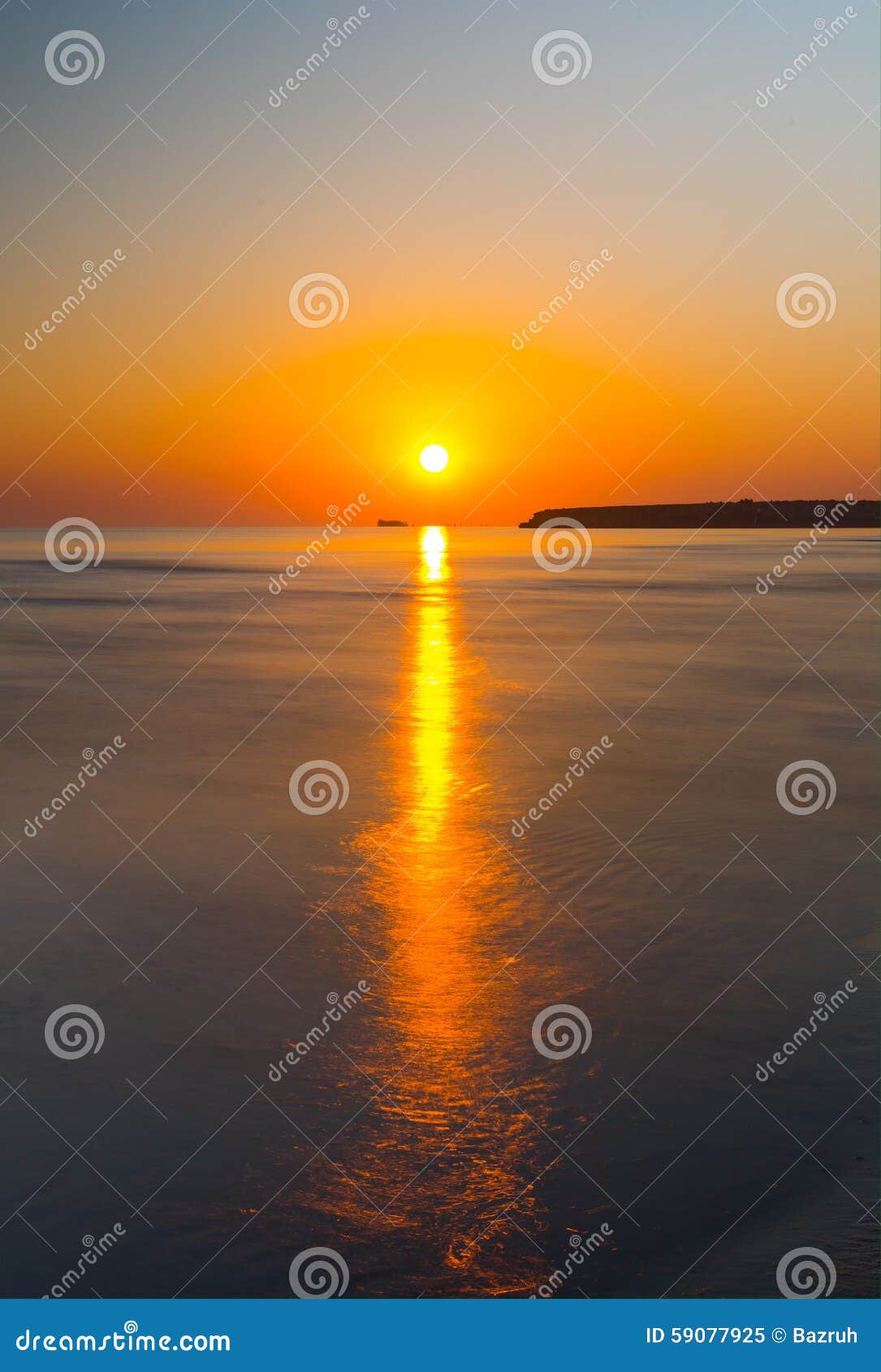 Yellow sunrise, morning stock image. Image of colorful - 59077925