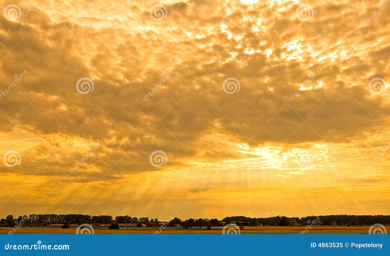 Yellow sunset stock image. Image of sunset, night, holiday - 4863535