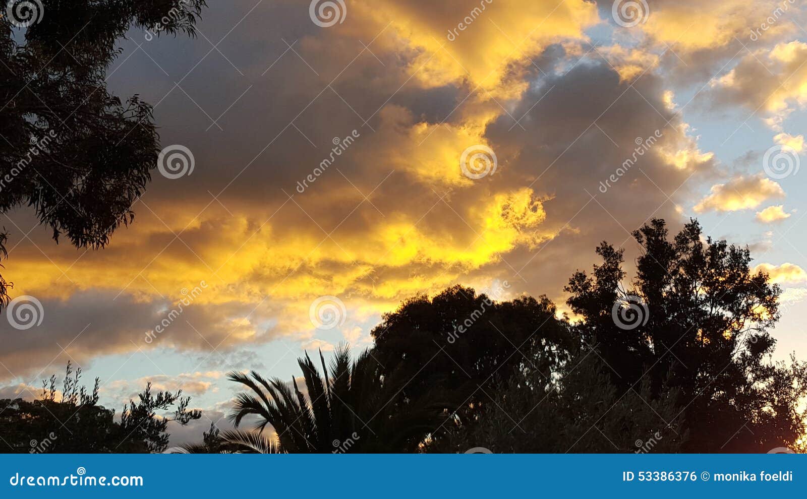 Yellow Sunset Australia Adelaide Stock Photo - Image of adelaide ...