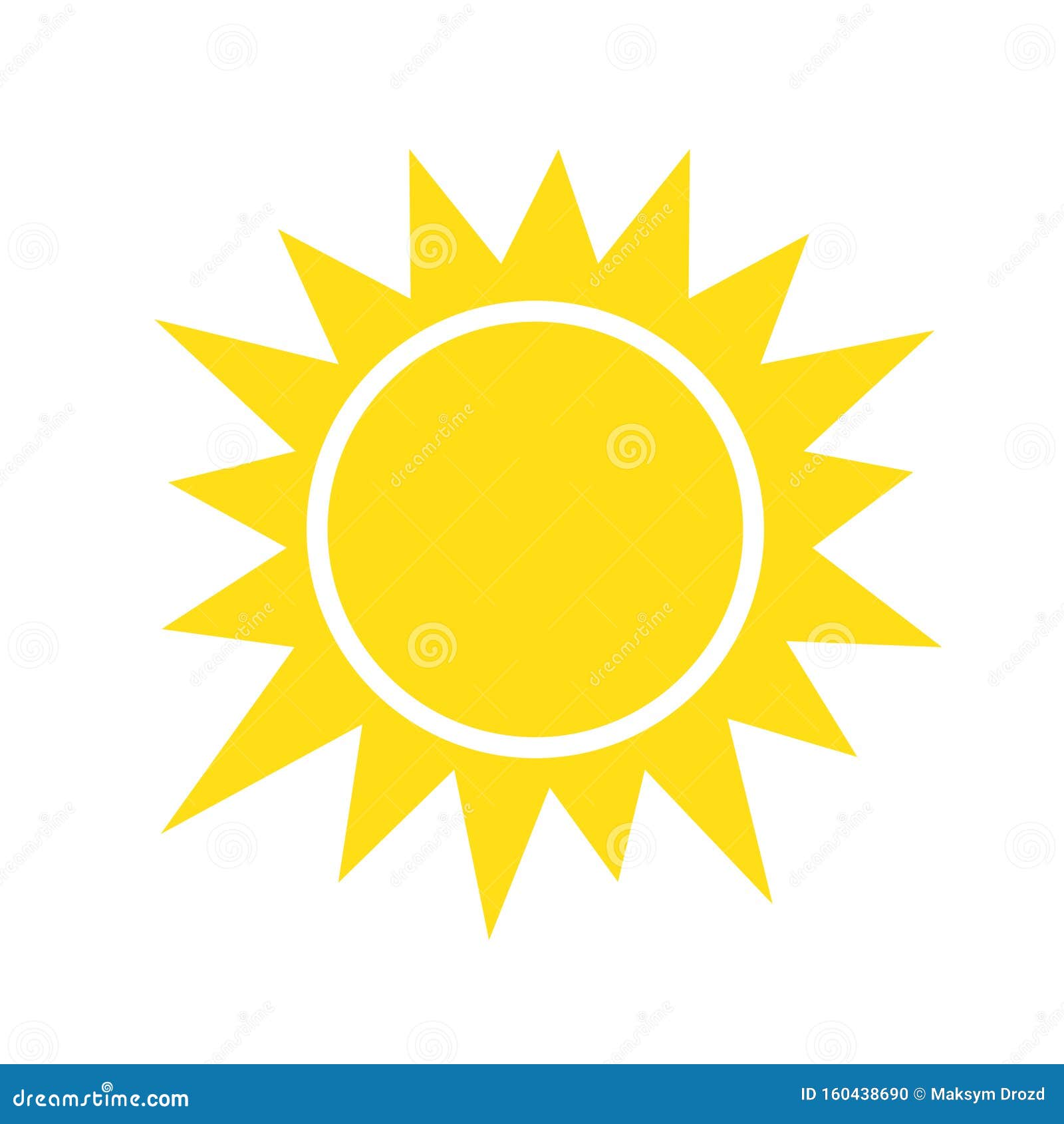 Sunshine Logo Cartoon Vector | CartoonDealer.com #22596049