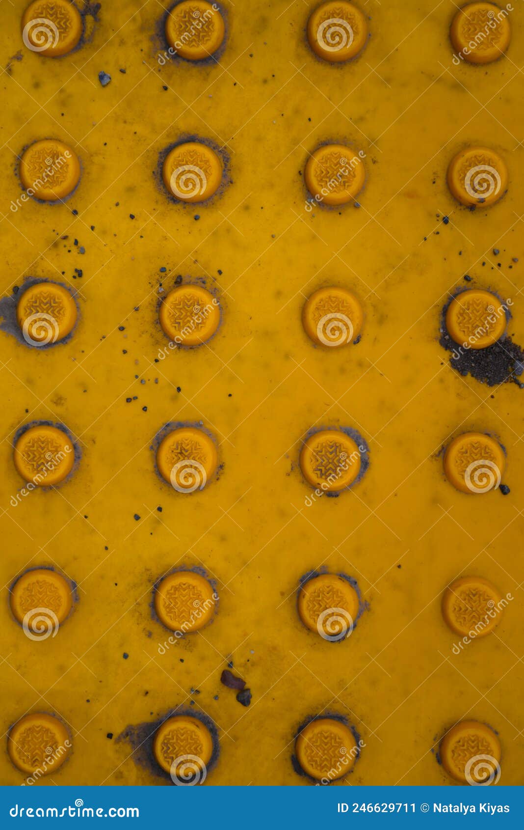 The Yellow Surface with Pimples Stock Image - Image of yellow, floor ...