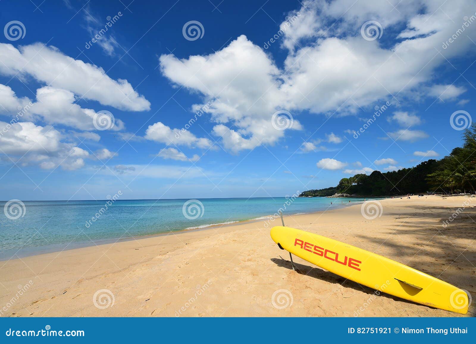 Yellow Surfboard on the Beach Stock Image - Image of summer, nature ...